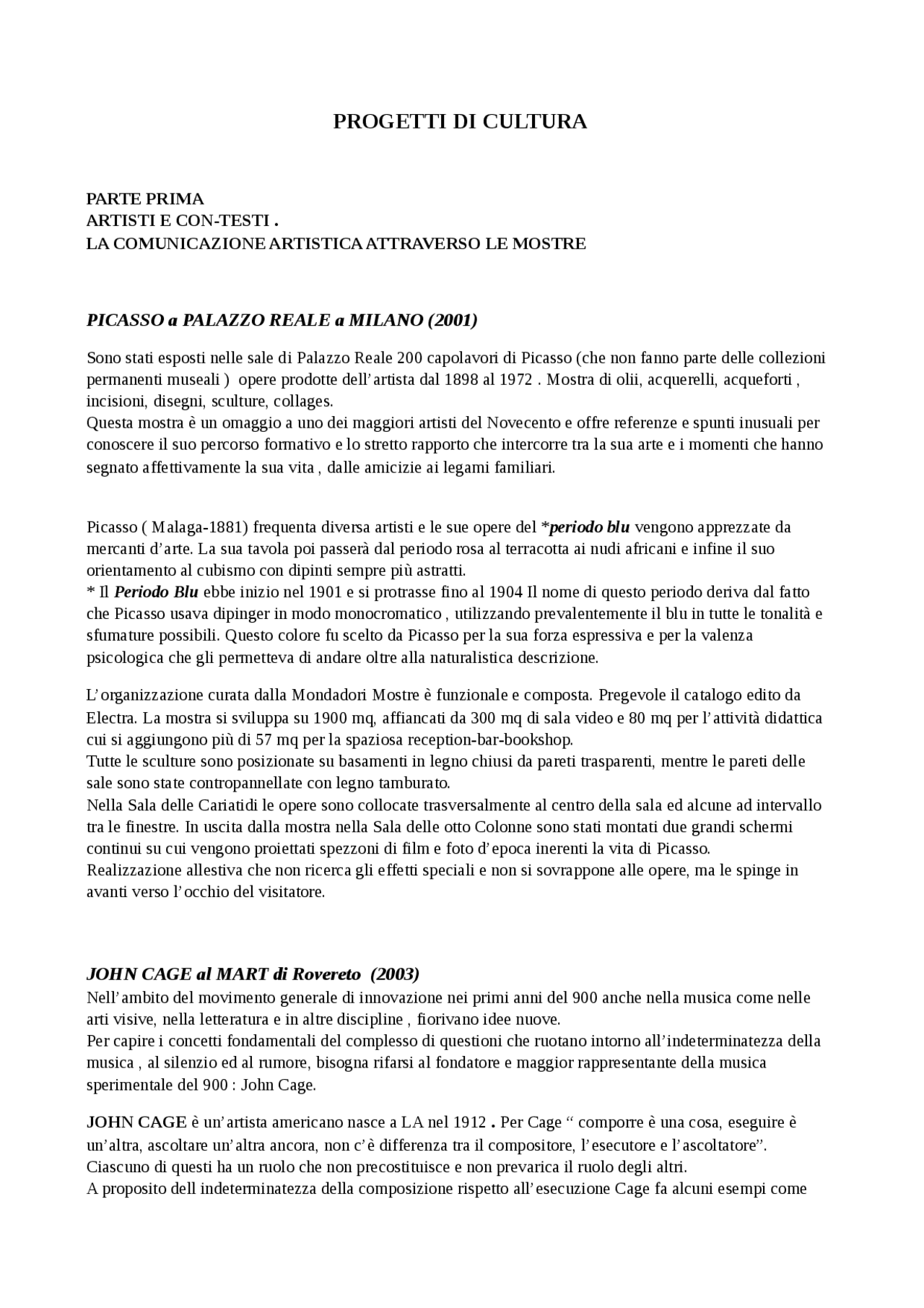 Progetti Di Cultura Di Saverio Monno Cmp Iulm Docsity