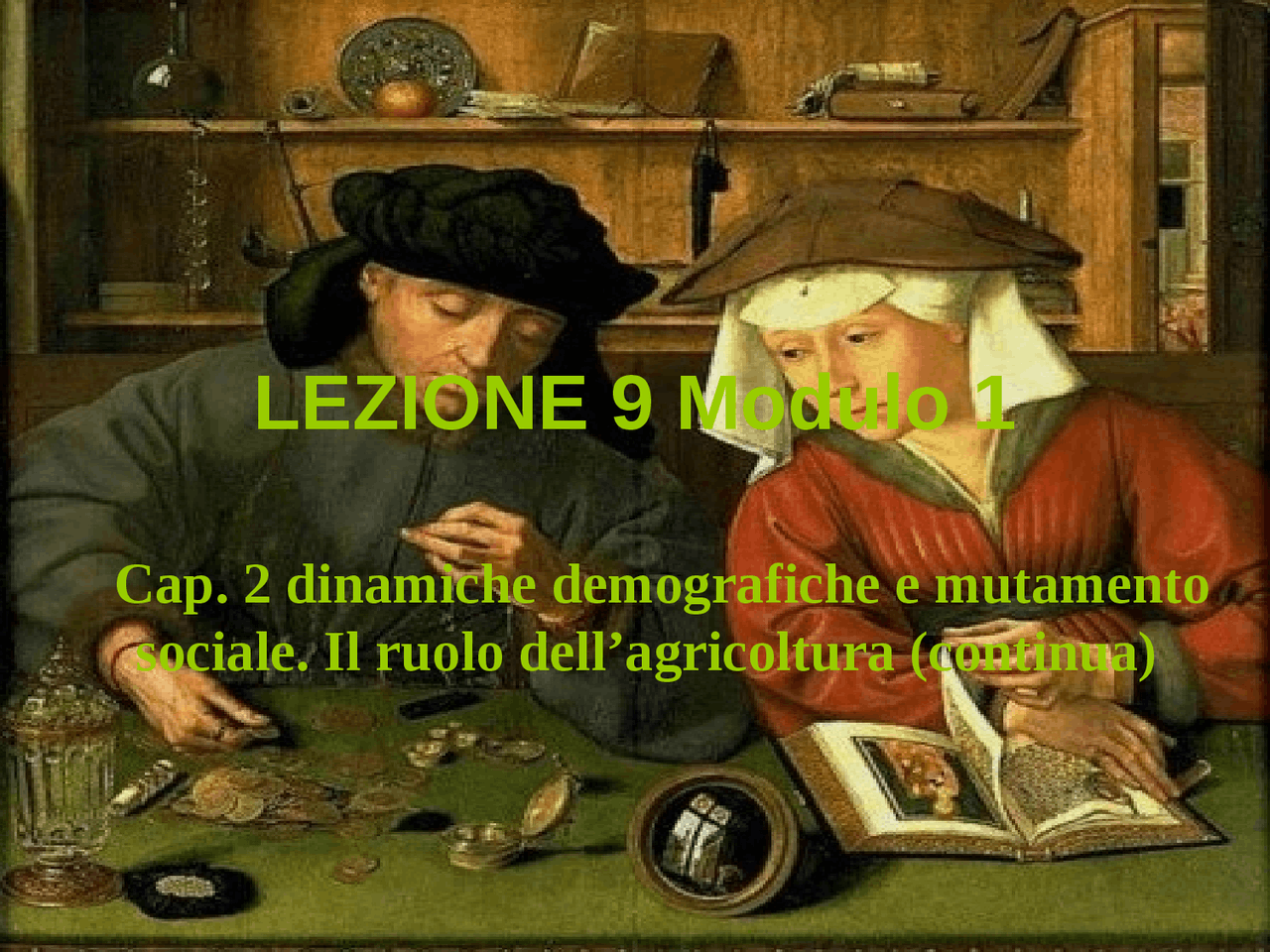 Slides Lezione 9 Modulo 1 Docsity