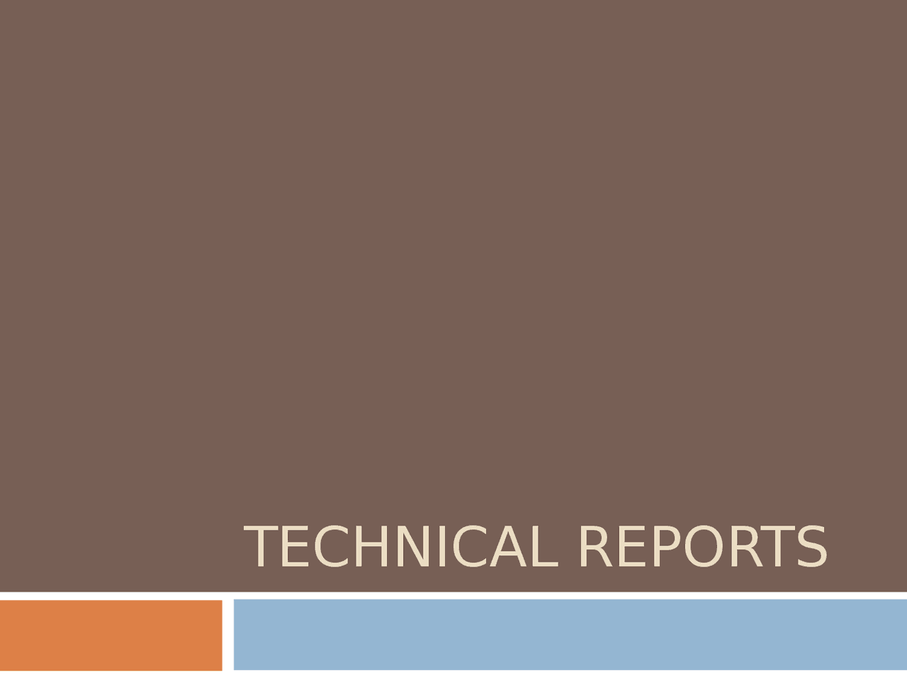 Technical Report Writing Docsity