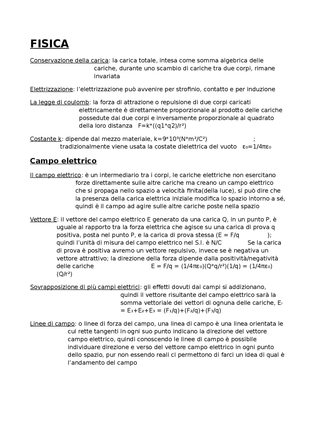 Quinto Anno Di Fisica Docsity