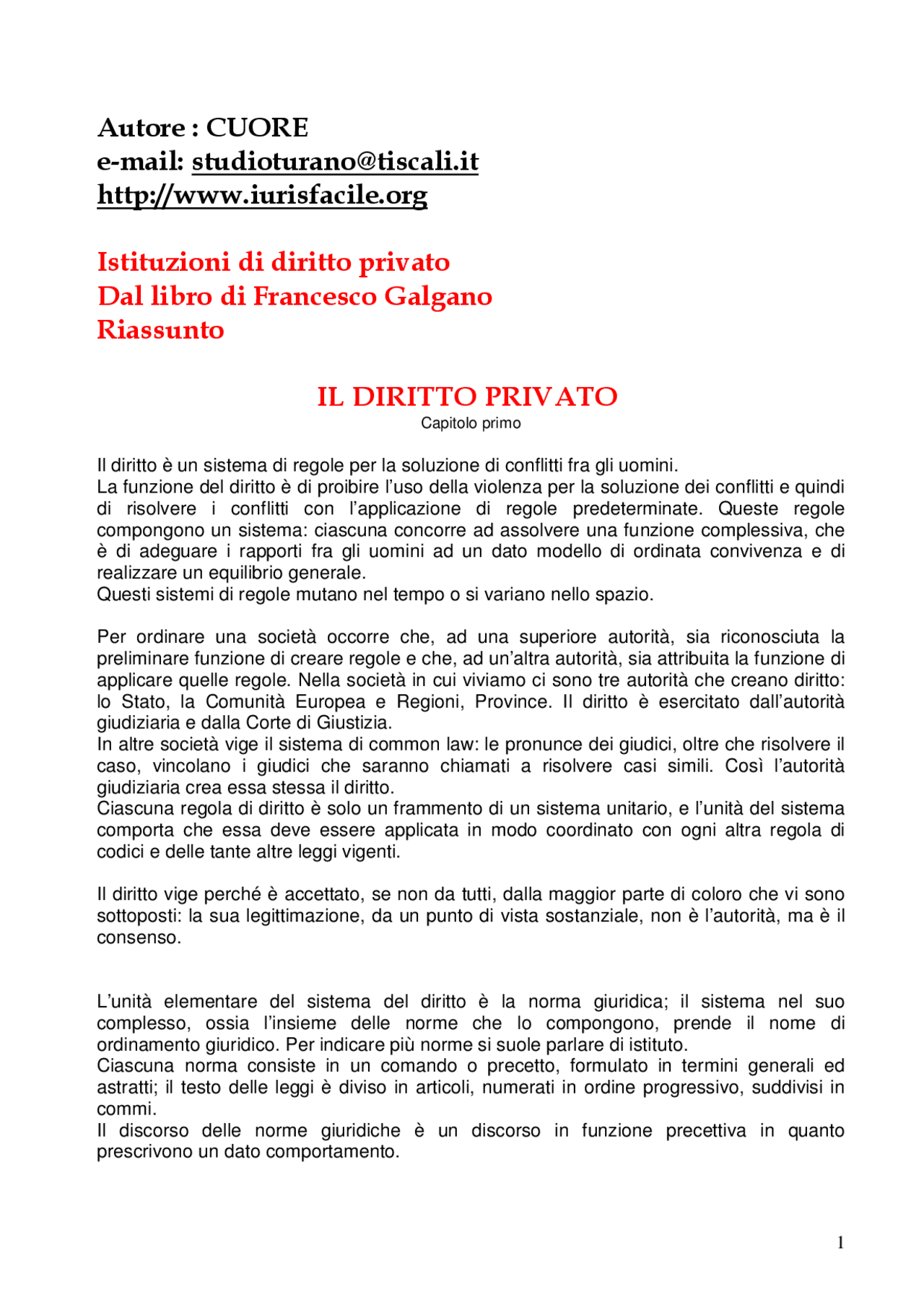 Diritto Civile Riassunto Completo Docsity