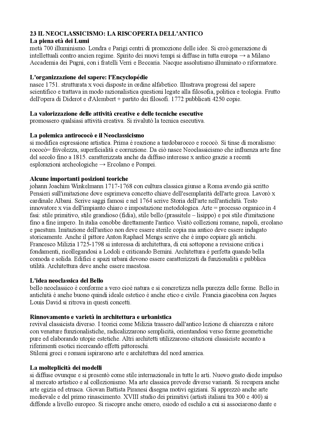 Riassunti Manuale Bertelli Docsity