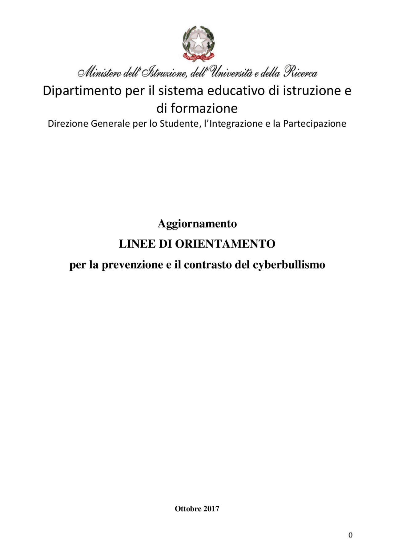 Linee Guida Bullismo Docsity