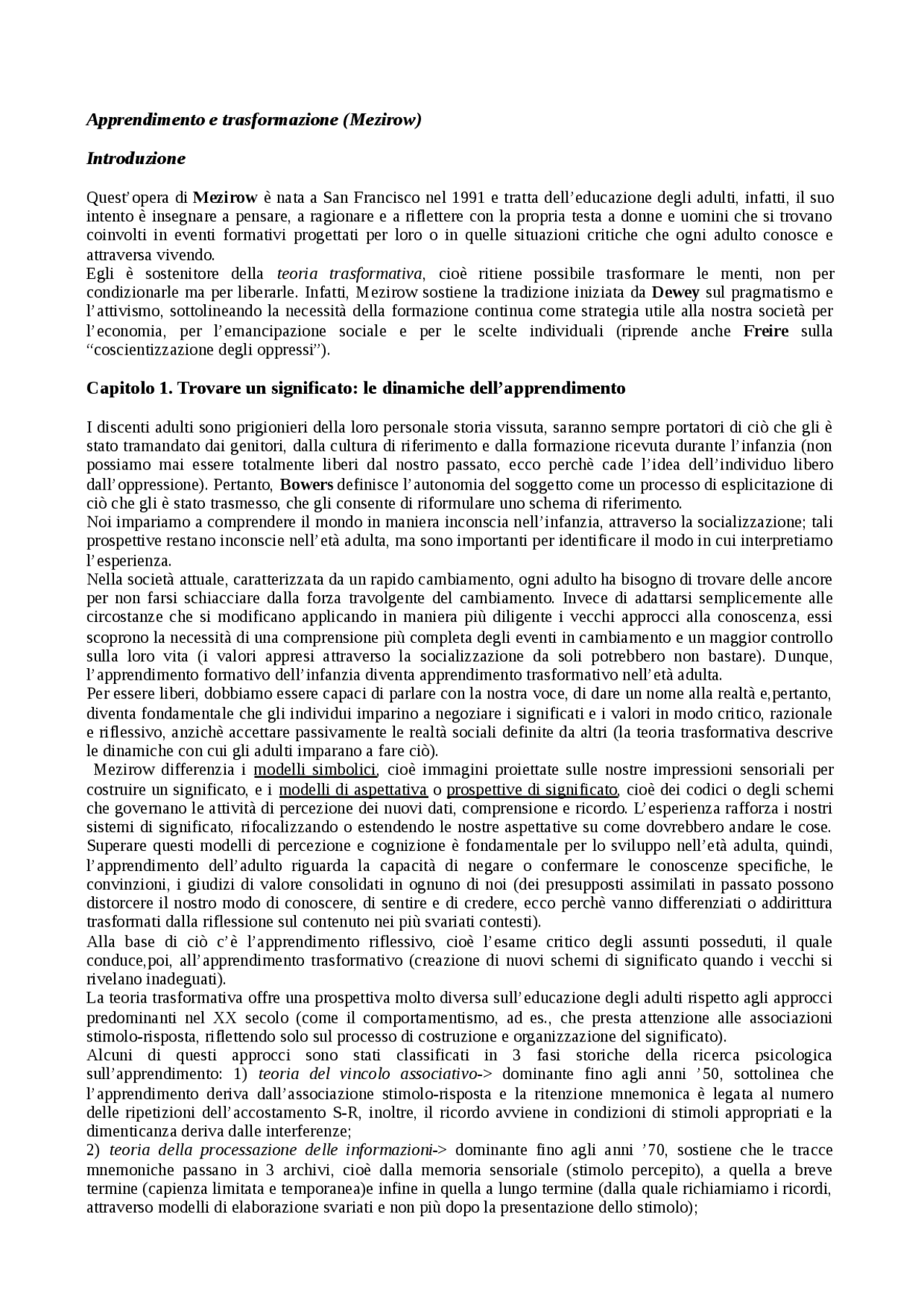 Appunti Di Varie Materie Docsity