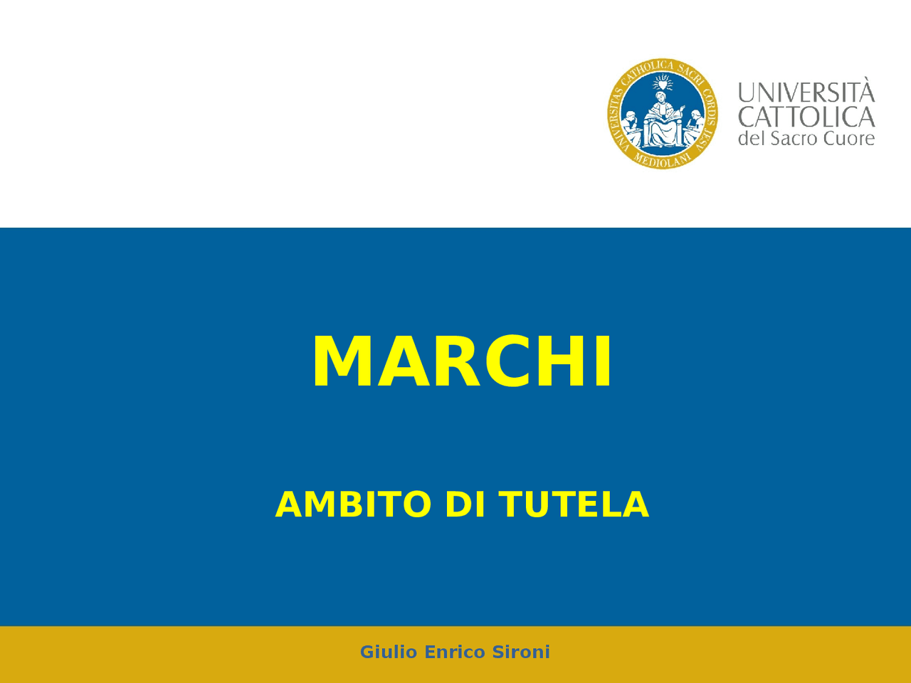 La Tutela Dei Marchi Docsity
