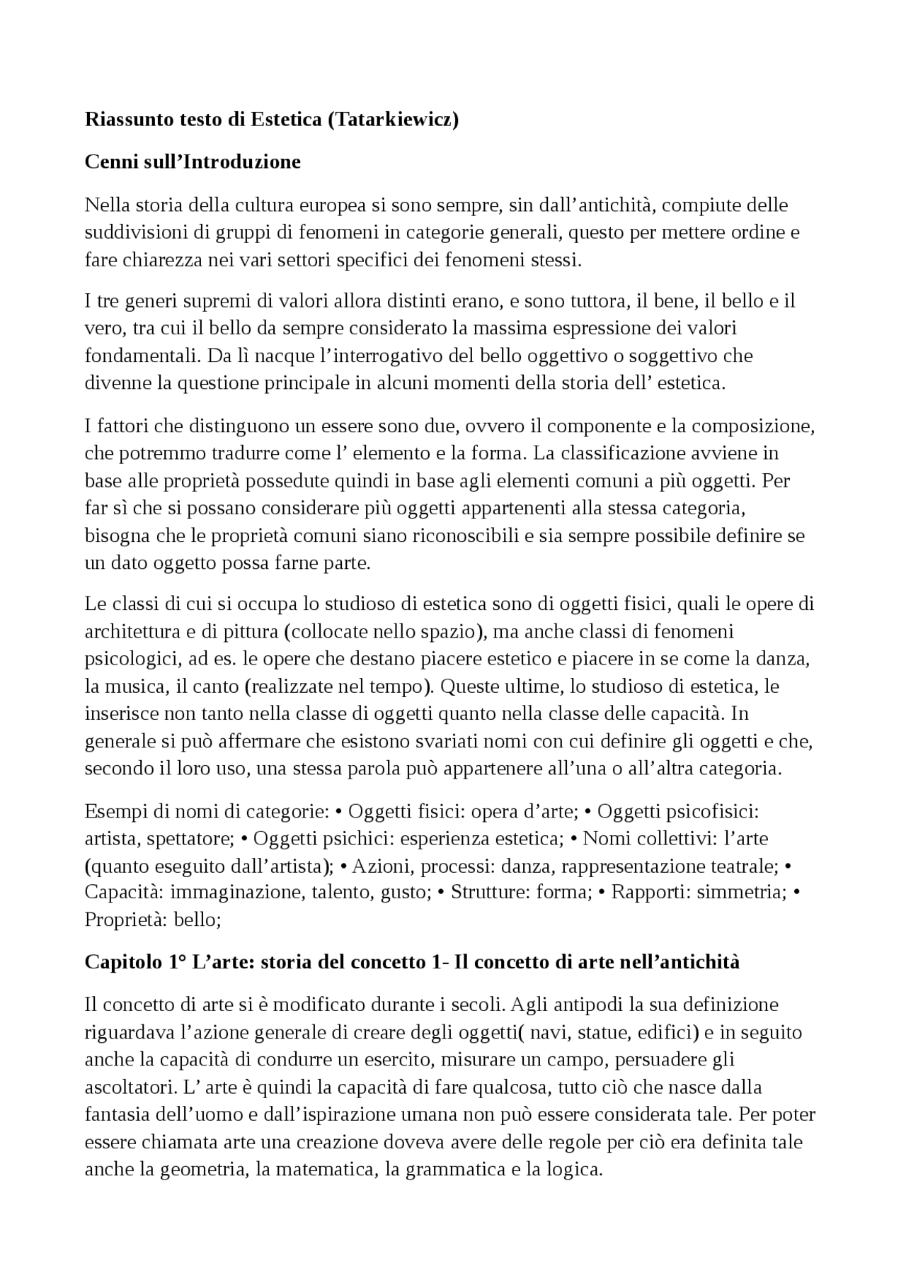 Storia Di Sei Idee Esame Scienze Della Formazione Docsity