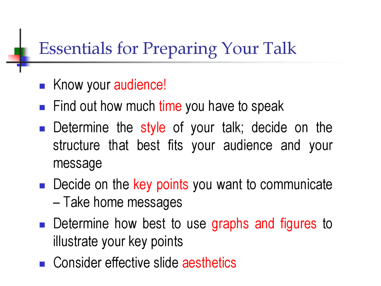 Powerpoint Preparation - Docsity