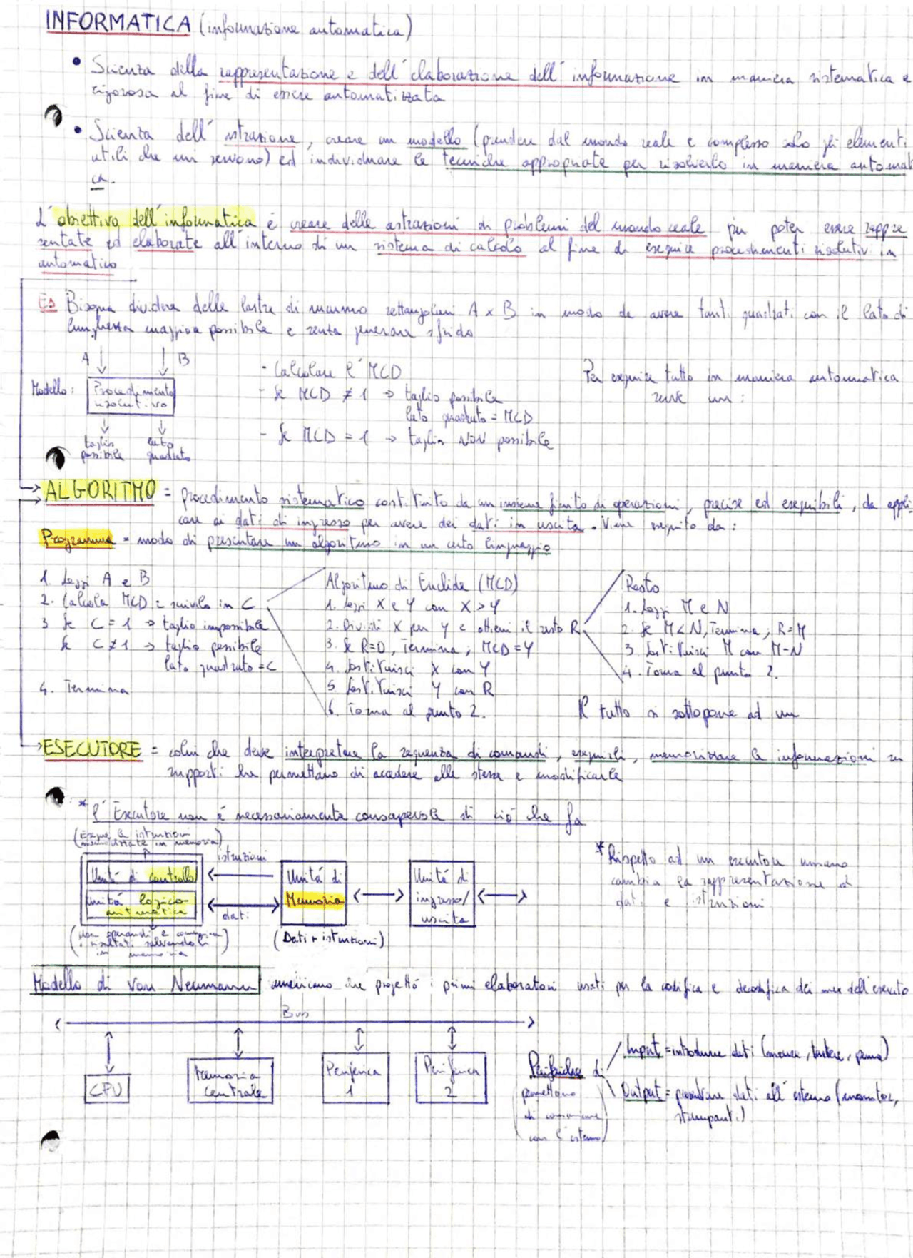 Fondamenti Di Informatica Teoria Docsity