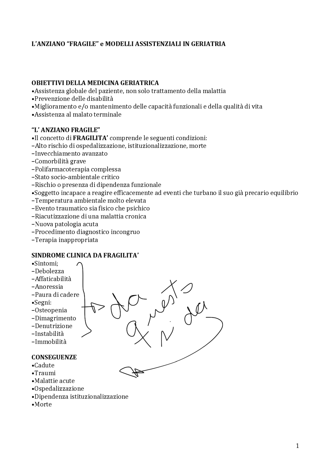 La Persona Fragile In Una Rsa Docsity