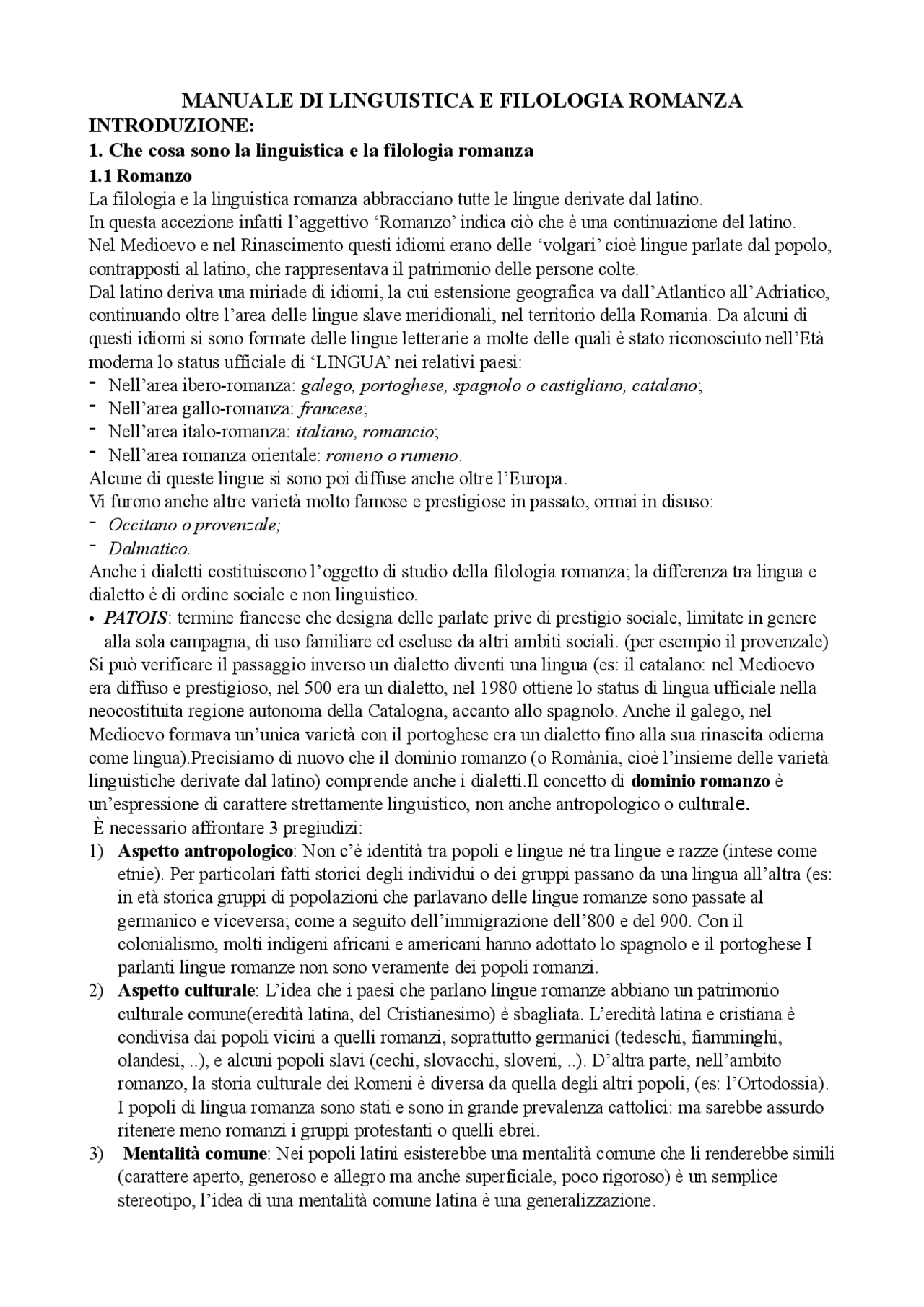 Manuale Di Linguistica E Filologia Romanza Di Lorenzo Renzi E Alvise
