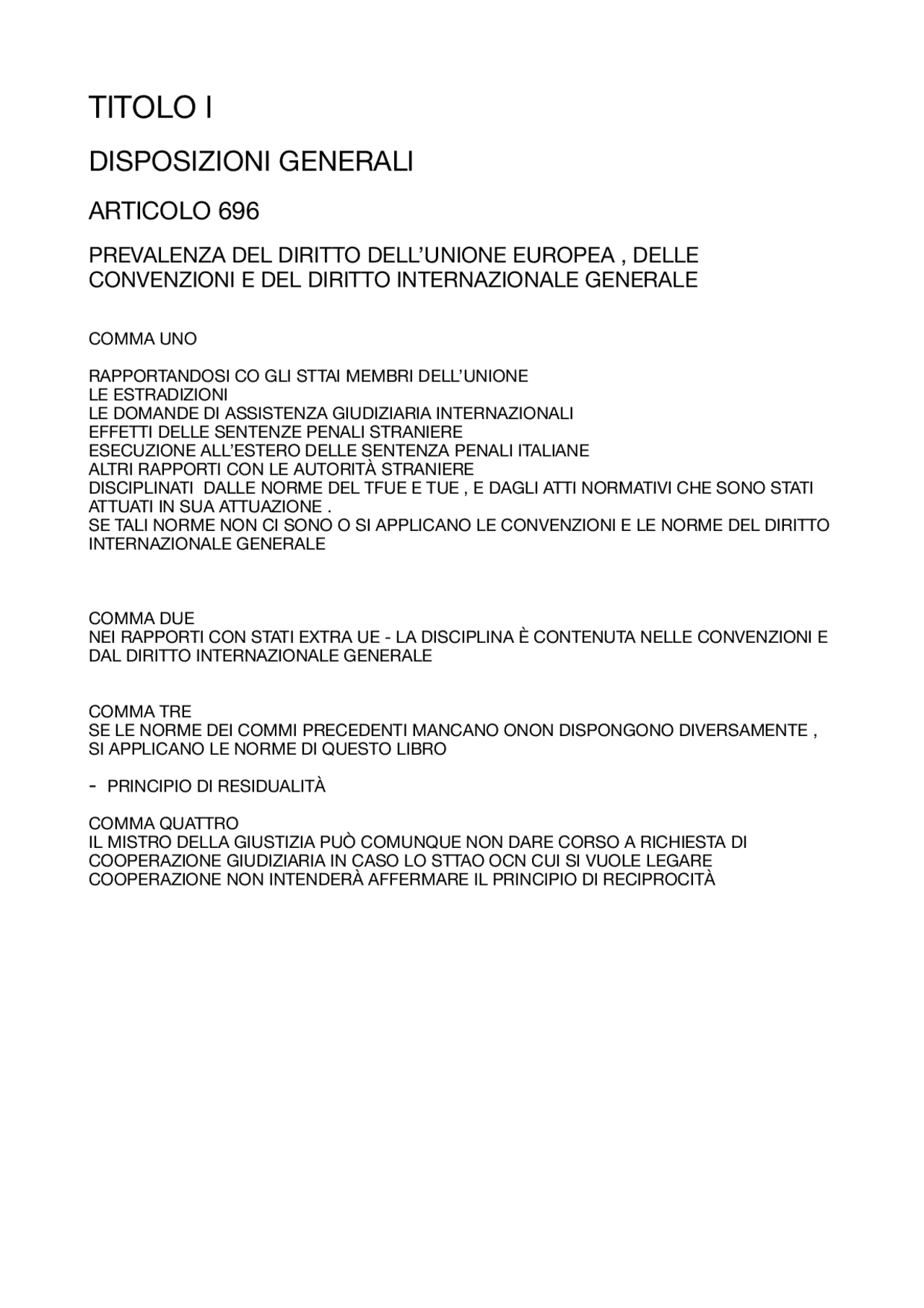 Titolo I Libro Xi Cpp Docsity