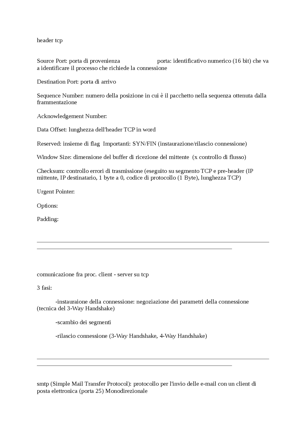 Appunti Sistemi e Reti - Informatica - Docsity