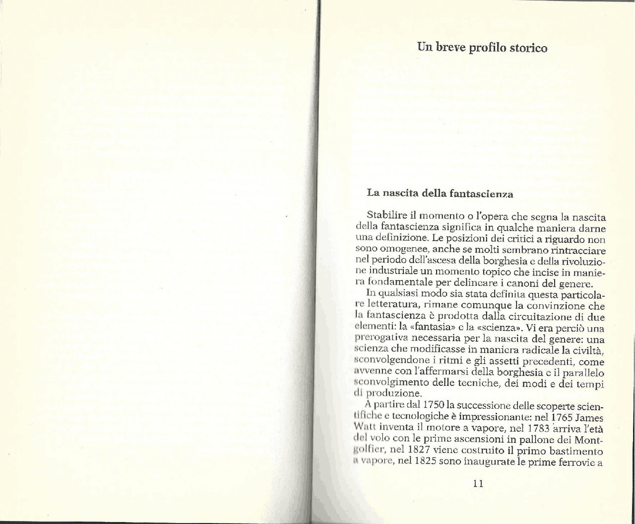 Storia Della Fantascienza Docsity