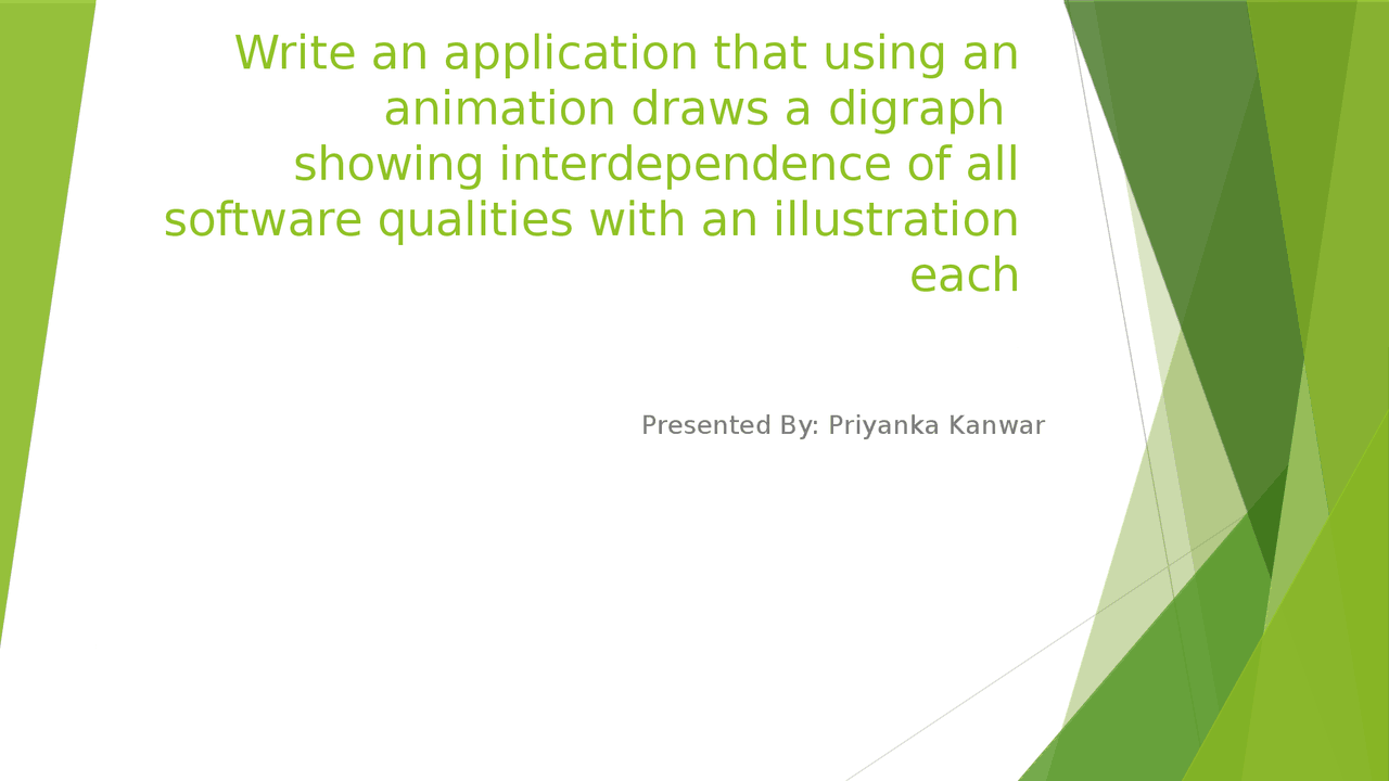 Software Quality Model And Relations Docsity