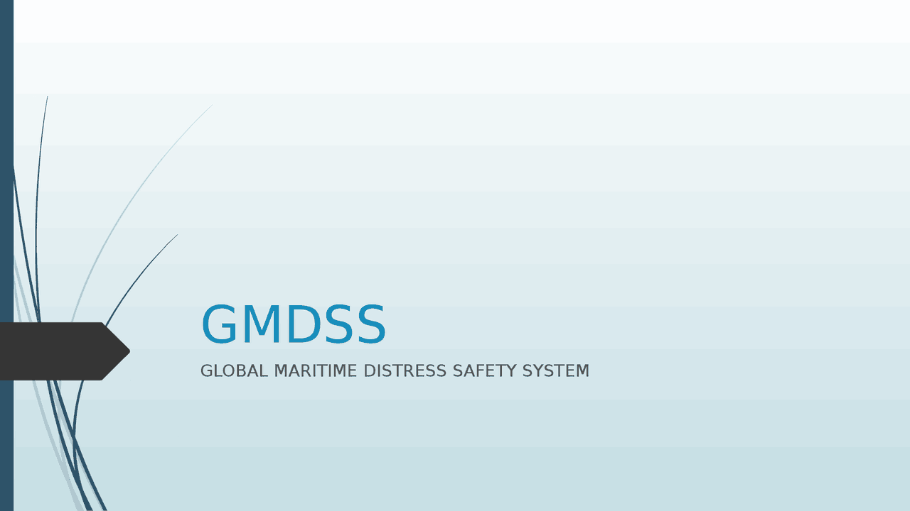 GMDSS (global maritime distress safety system) - Docsity