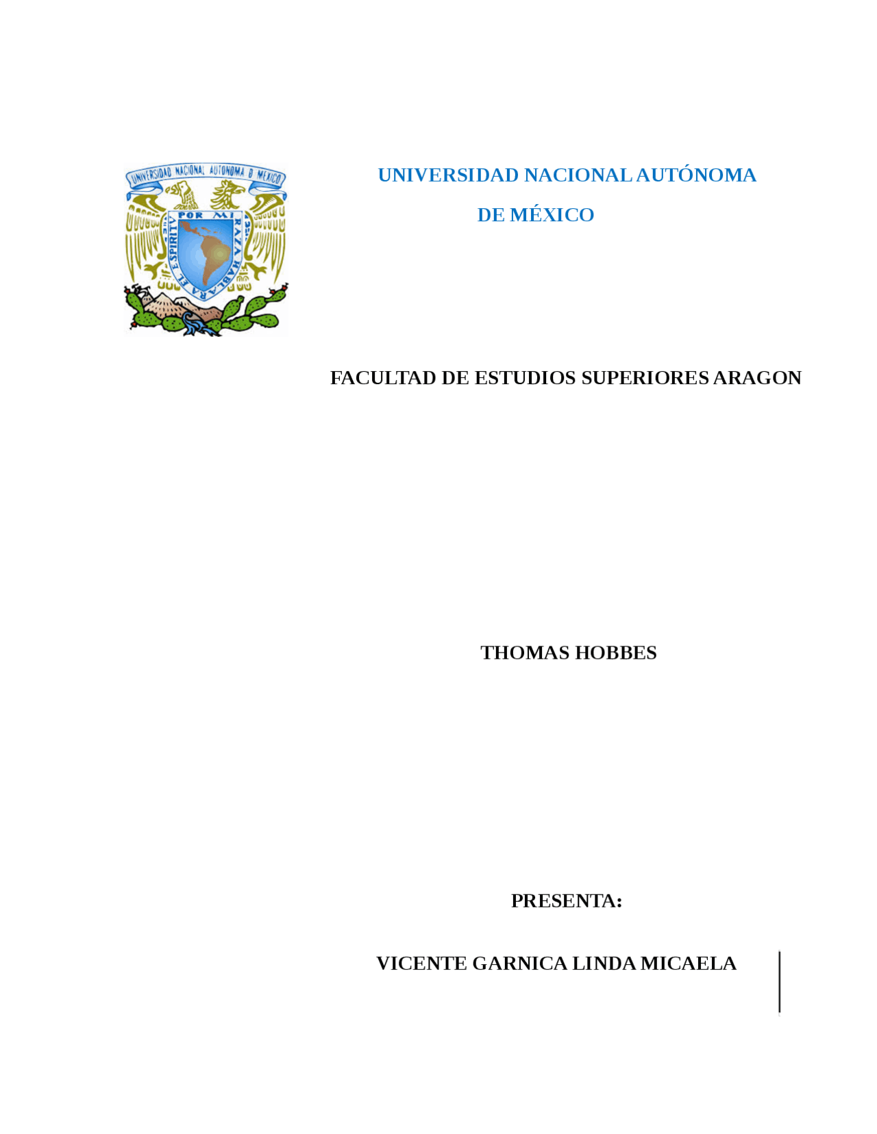 Filosofia De Thomas Hobbes Docsity