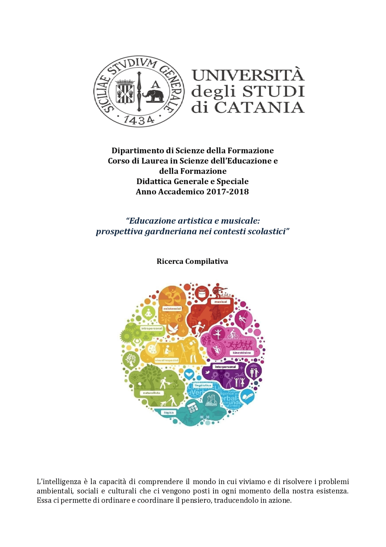 Didattica Generale E Speciale Docsity