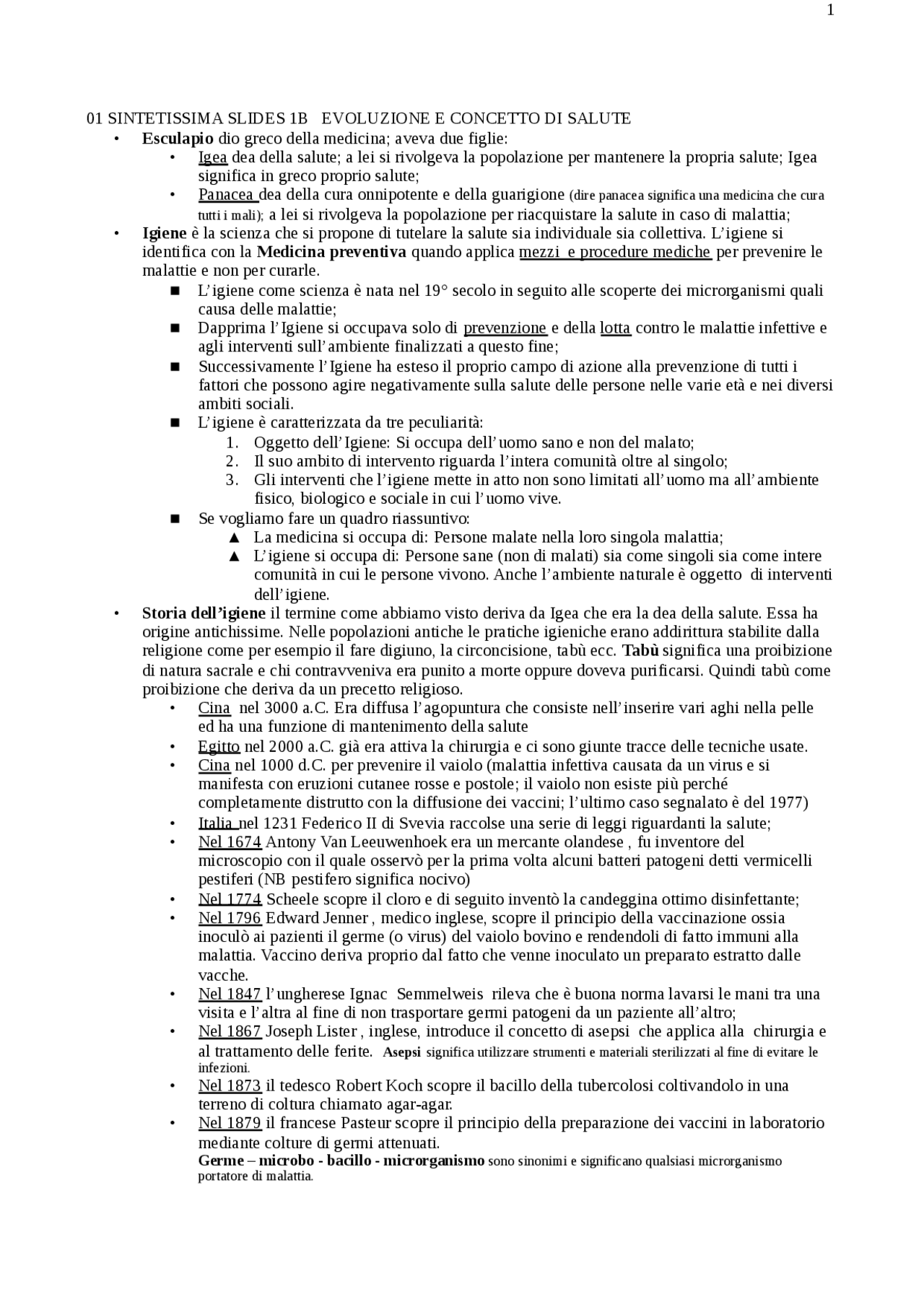 Manuale Di Igiene E Medicina Preventiva 03 Docsity