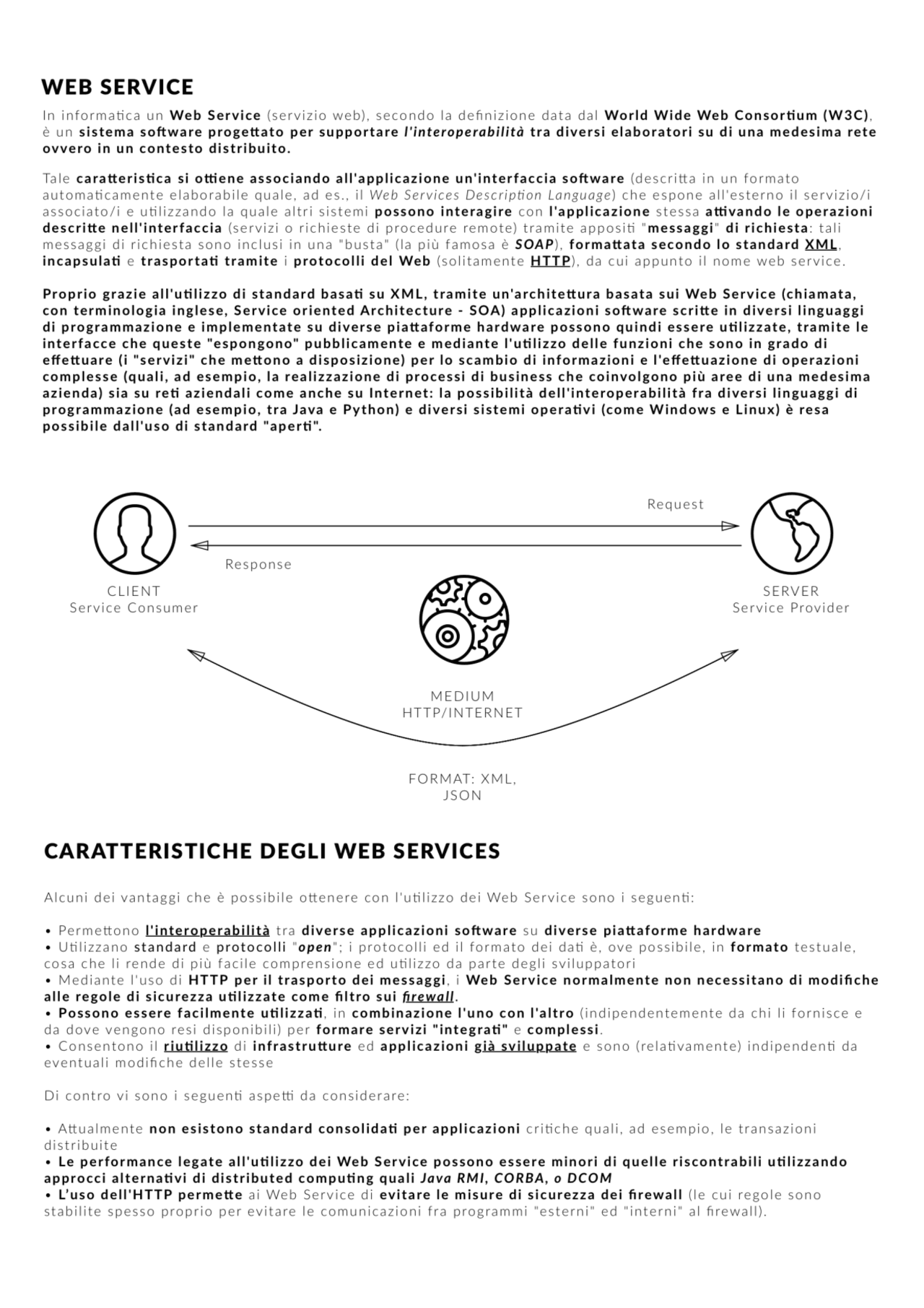 Web Service REST e SOAP Appunti - Docsity