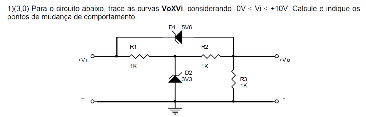 List of sample diodes exercises - Docsity