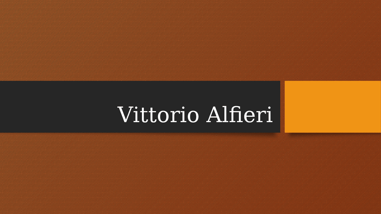 Vittorio Alfieri Vita E Opere Docsity