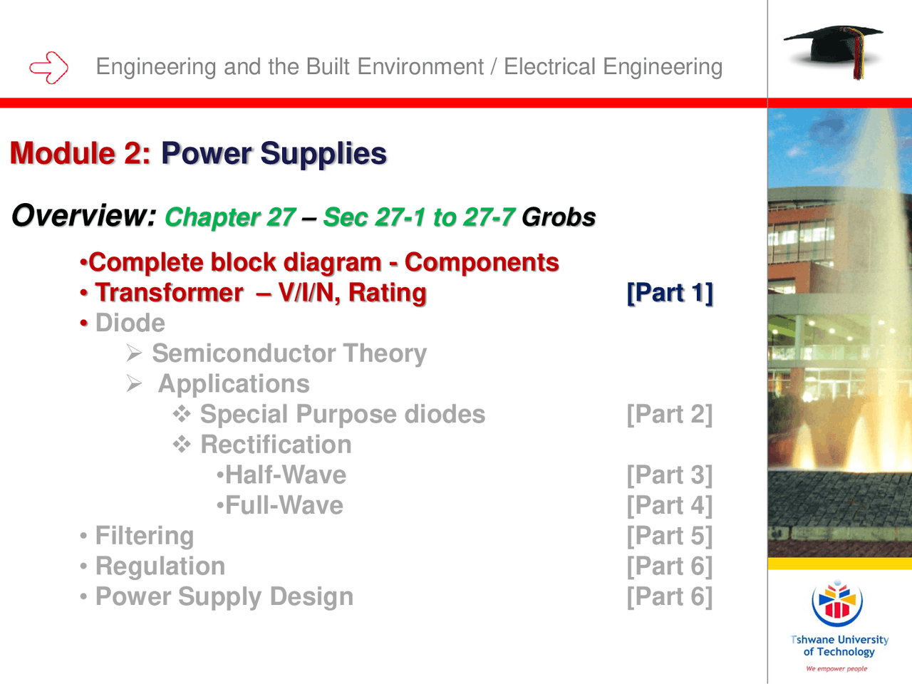 Electronics Power Supplies - Docsity
