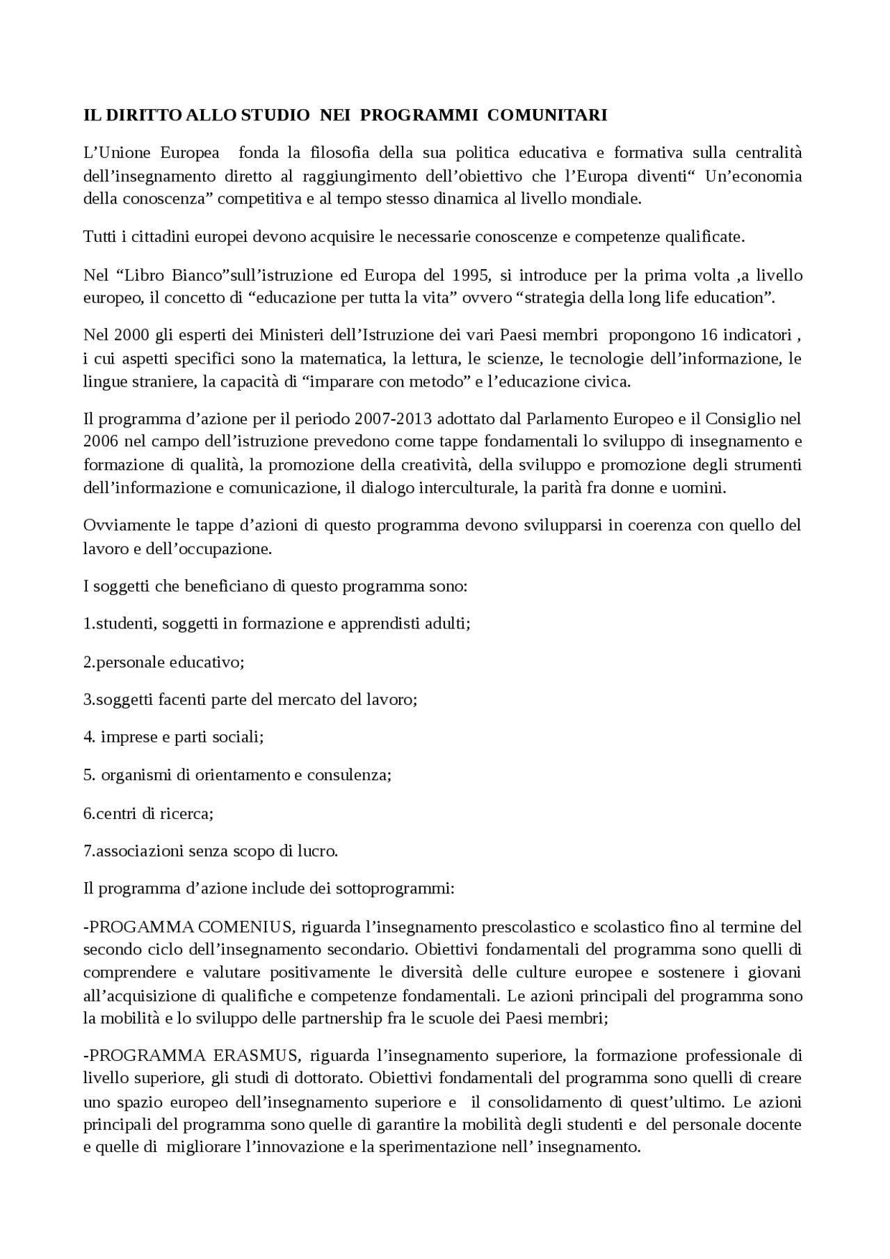 Avvertenze Generali Riassunti Docsity