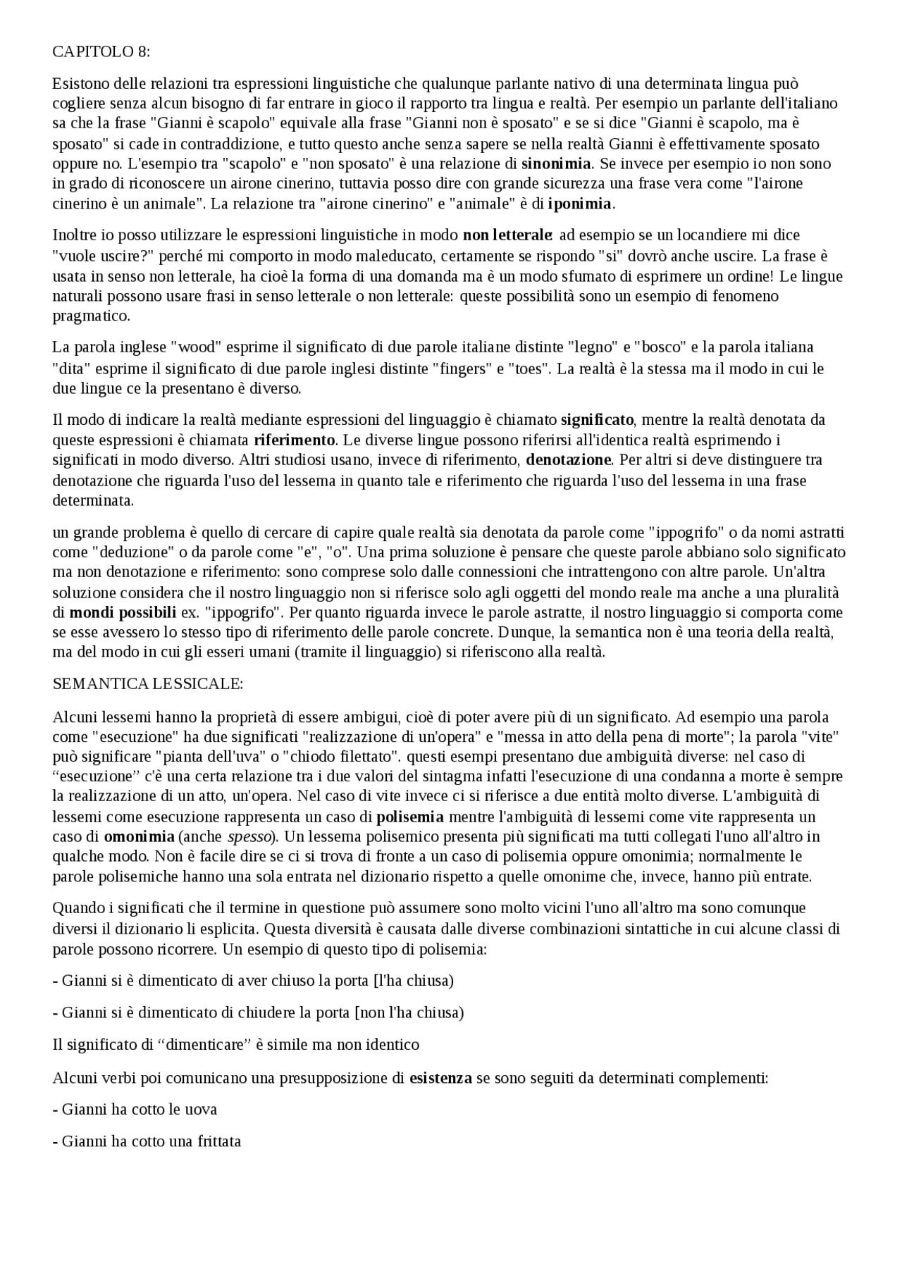 Capitolo 8 Del Graffi Scalise Docsity