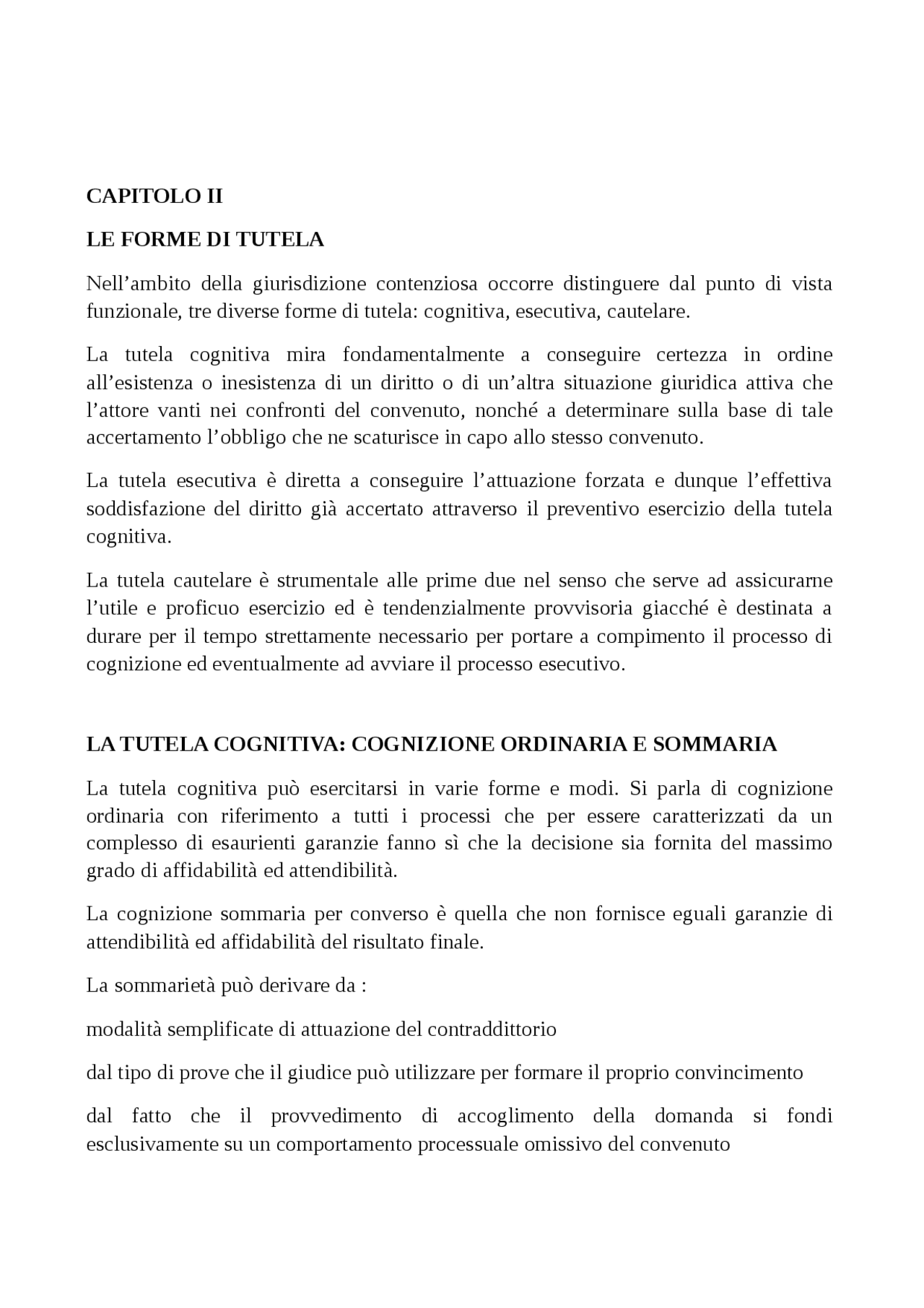 Diritto Processuale Civile Balena Docsity
