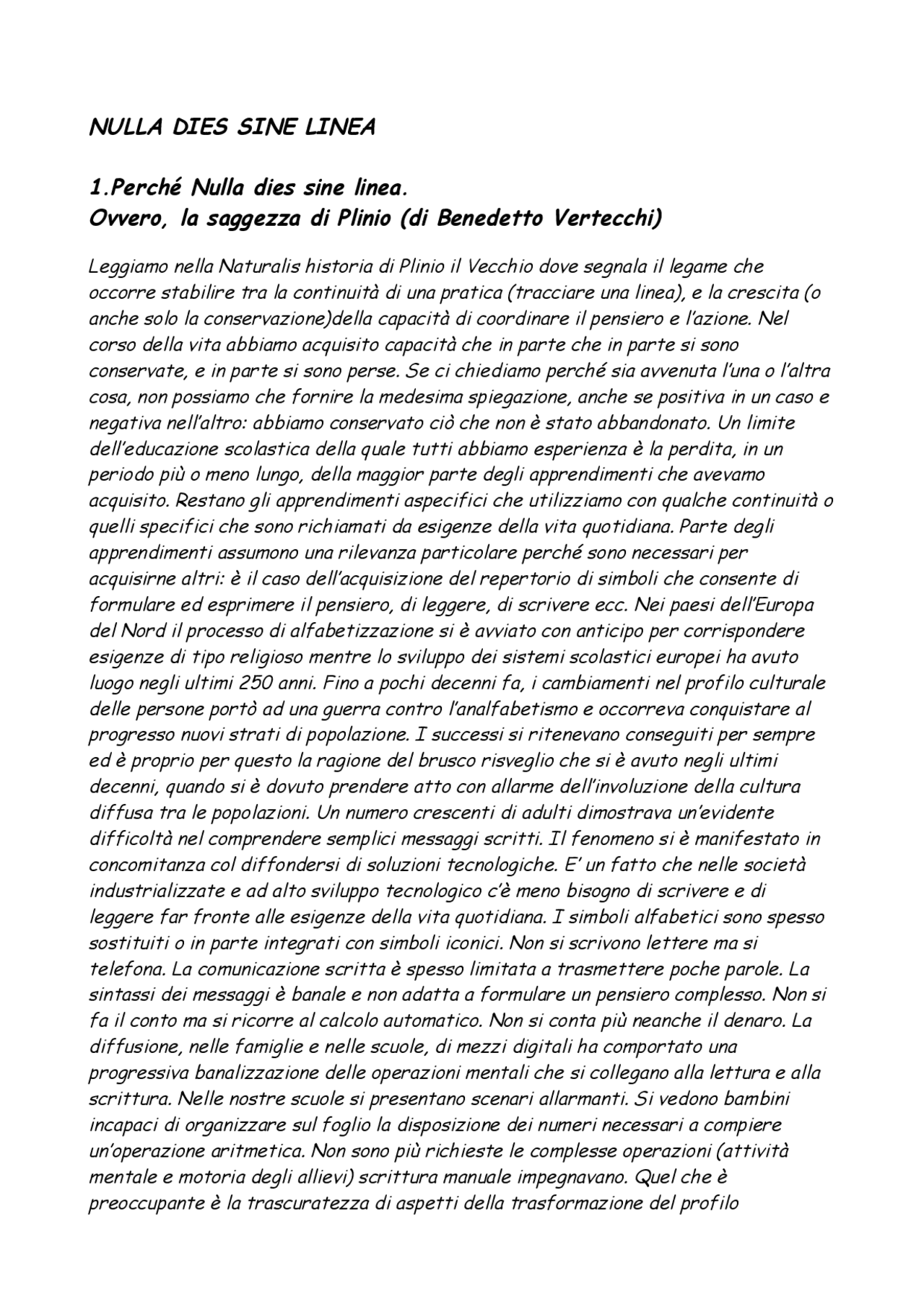 Nulla Dies Sine Linea | Sintesi del corso di Docimologia - metodi e ...