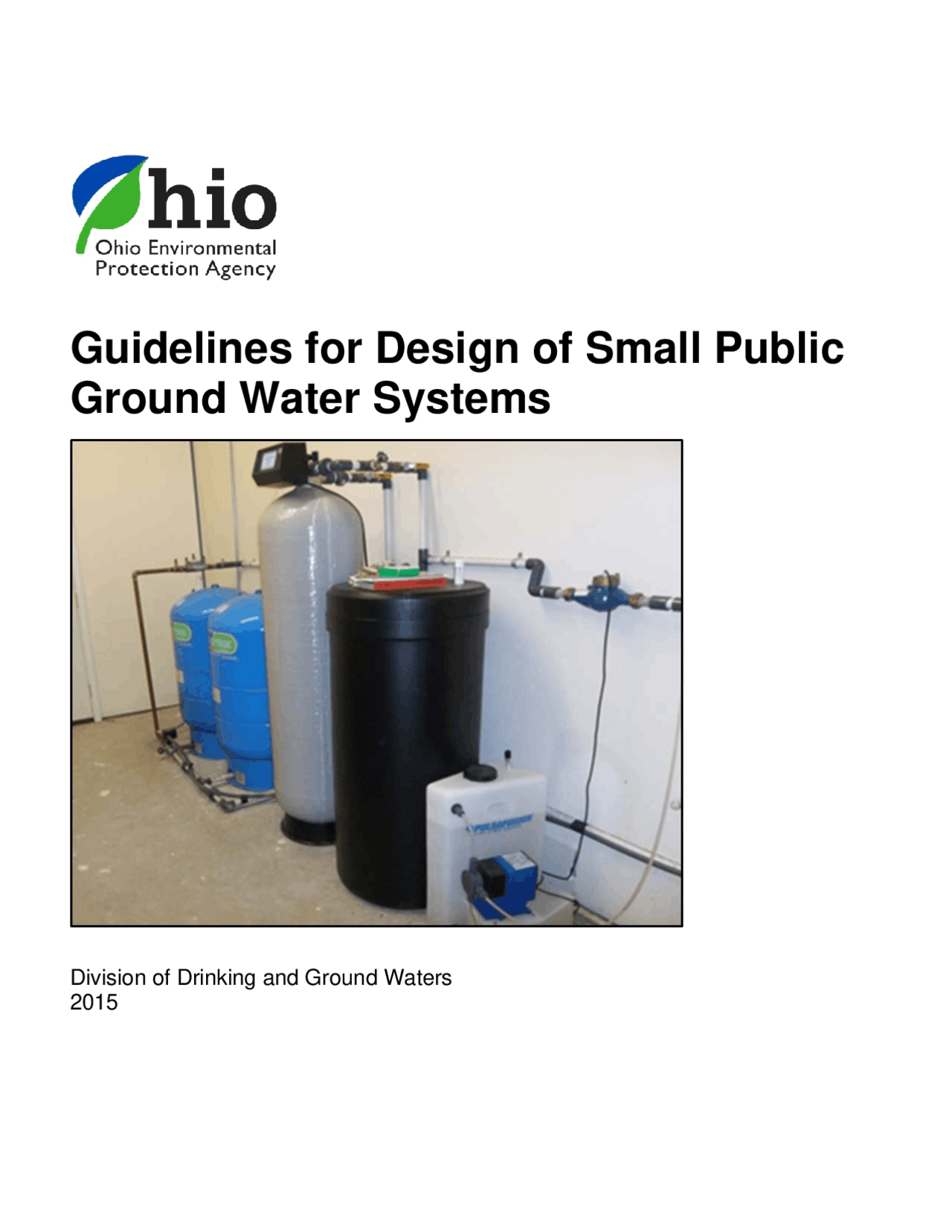 Ohio EPA's Regulations for Designing Small Public Ground Water Systems ...