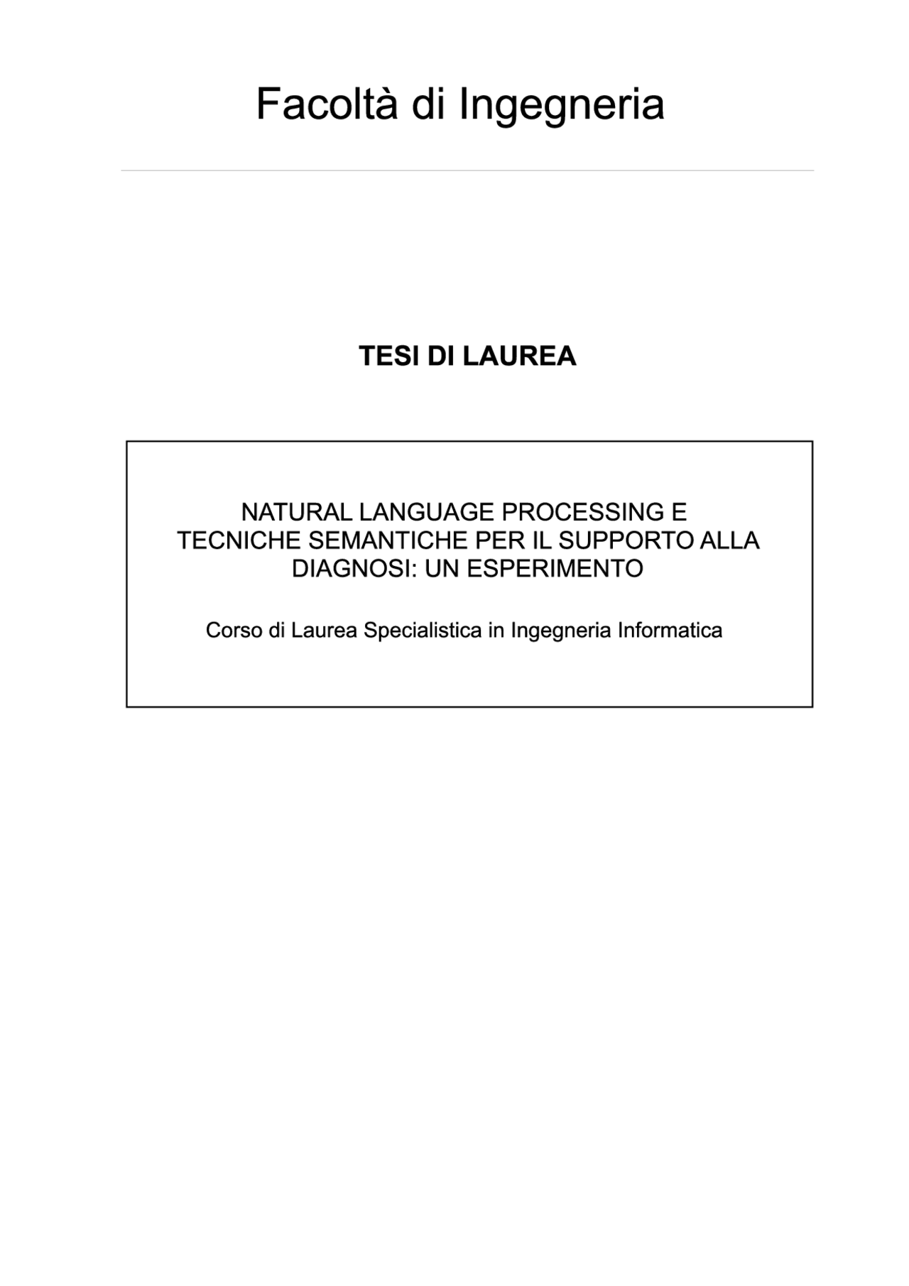 Tesi Di Laurea Ingegneria Docsity