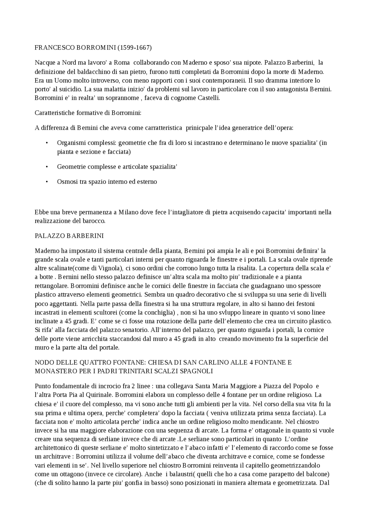 Riassunti Di Storia Dellarchitettura Moderna Docsity