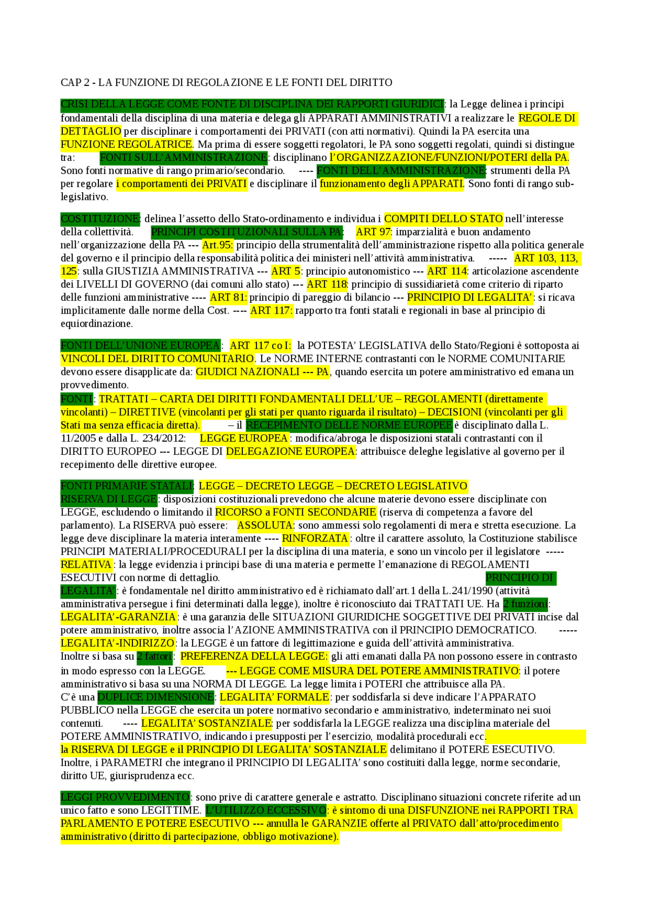 Manuale Di Diritto Amministrativo Clarich Docsity