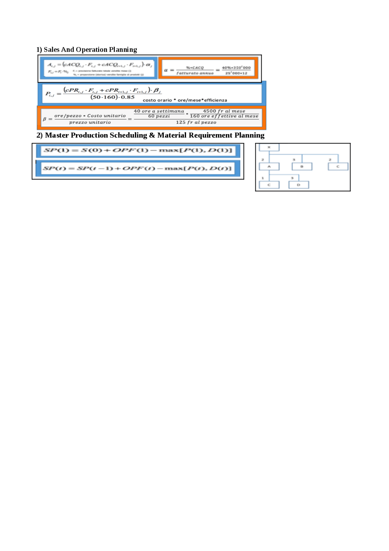 Operation Management Docsity