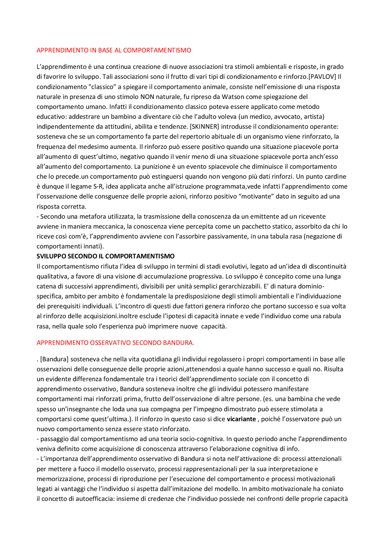 Possibile Domande Esame Psico Educazione Docsity