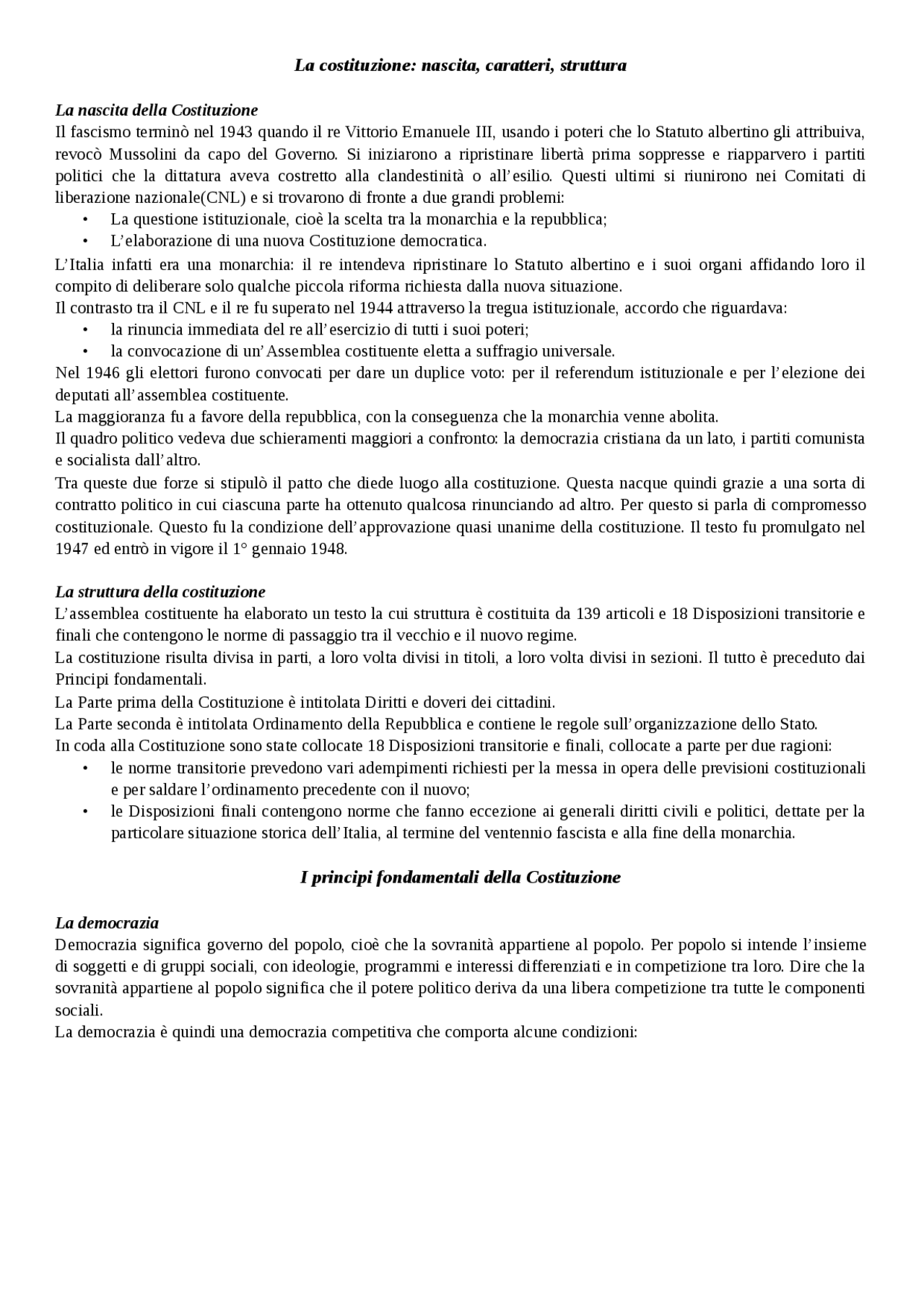 Costituzione E Governo Libro Diritto Per La 5 Di Zagrebelsky Docsity