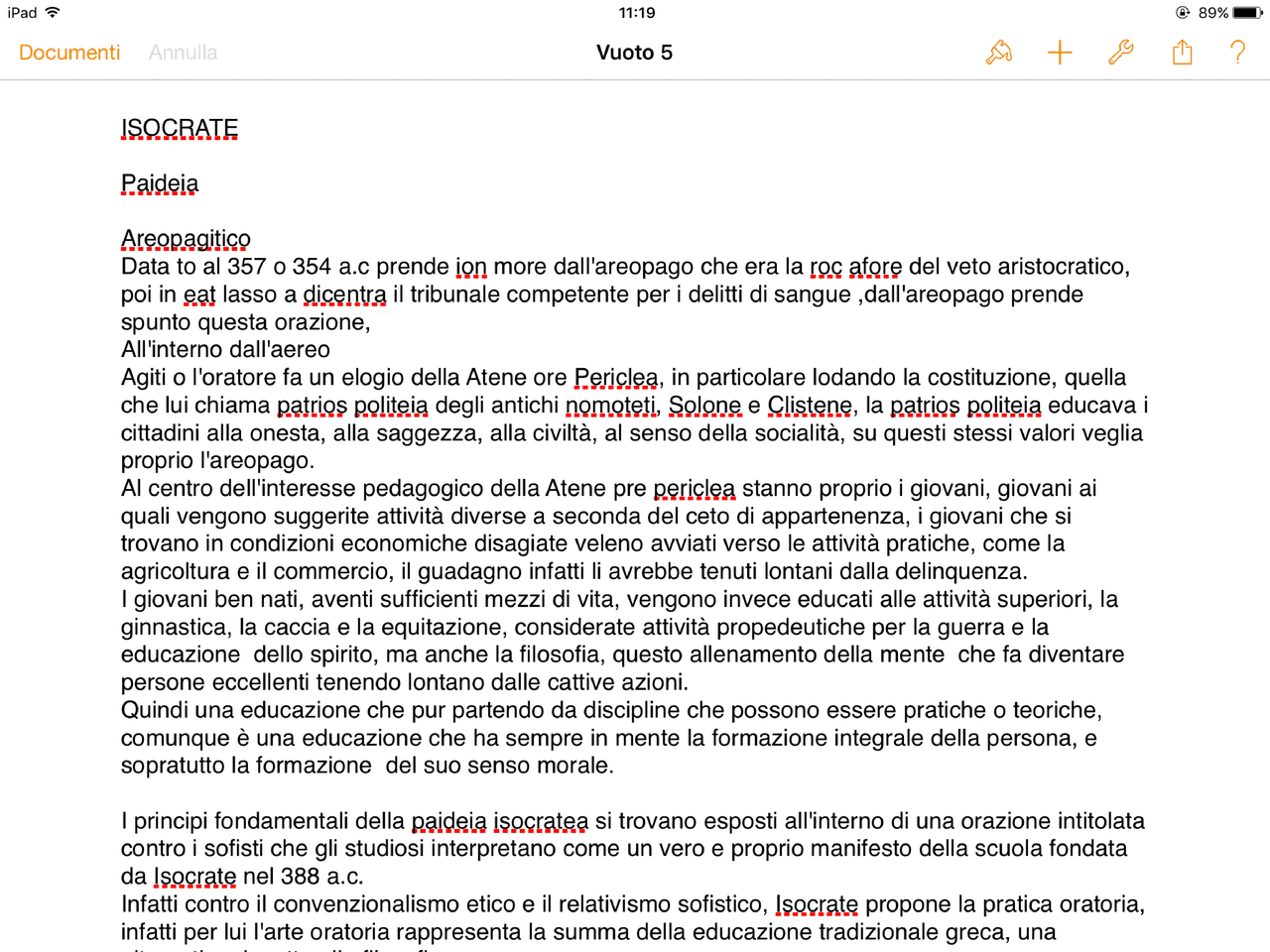 Isocrate E La Paideia Panellenica Vita E Opere Di Isocrate Docsity