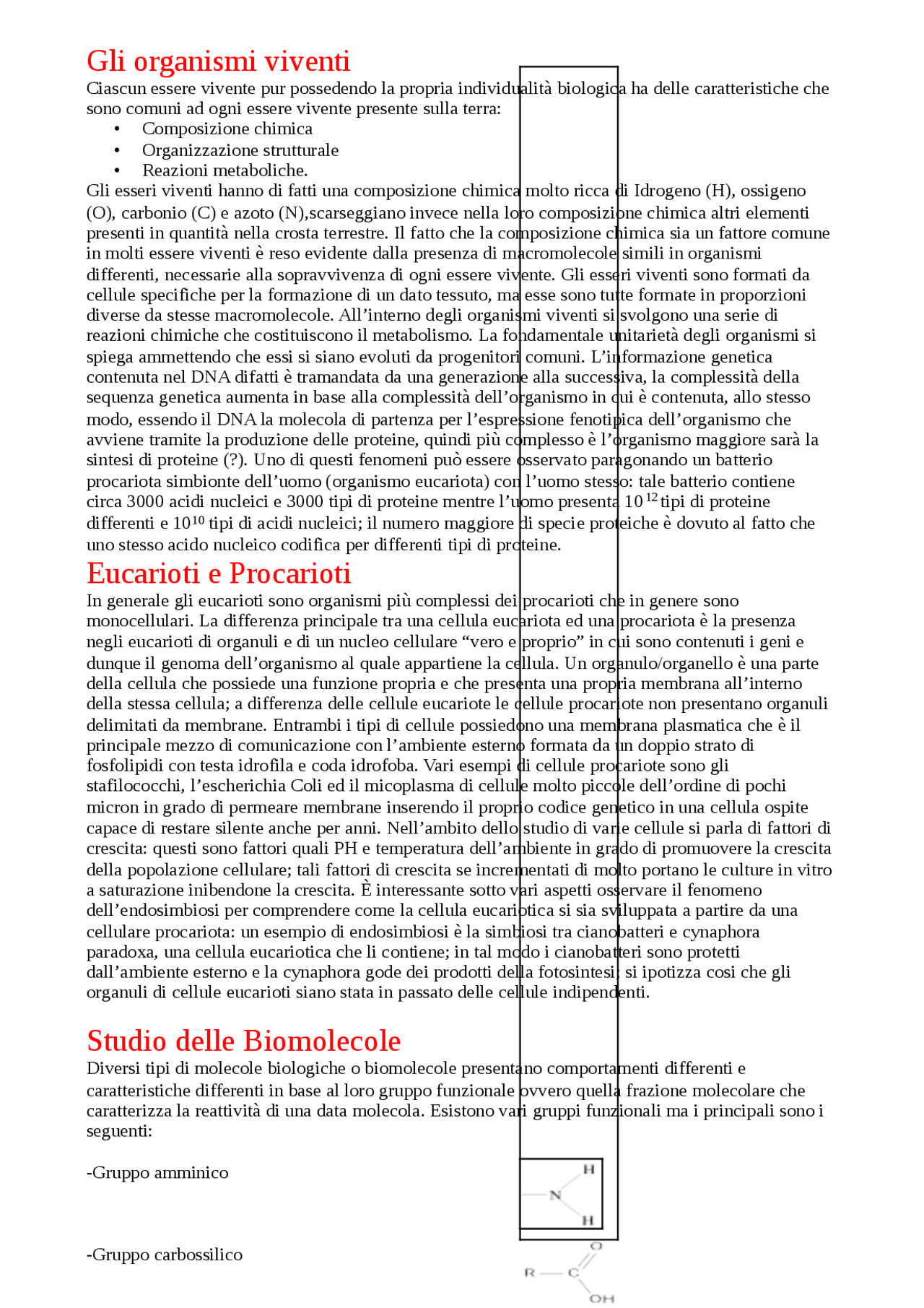 Biochimca Sulle Proteine Enzimi Ecc Docsity