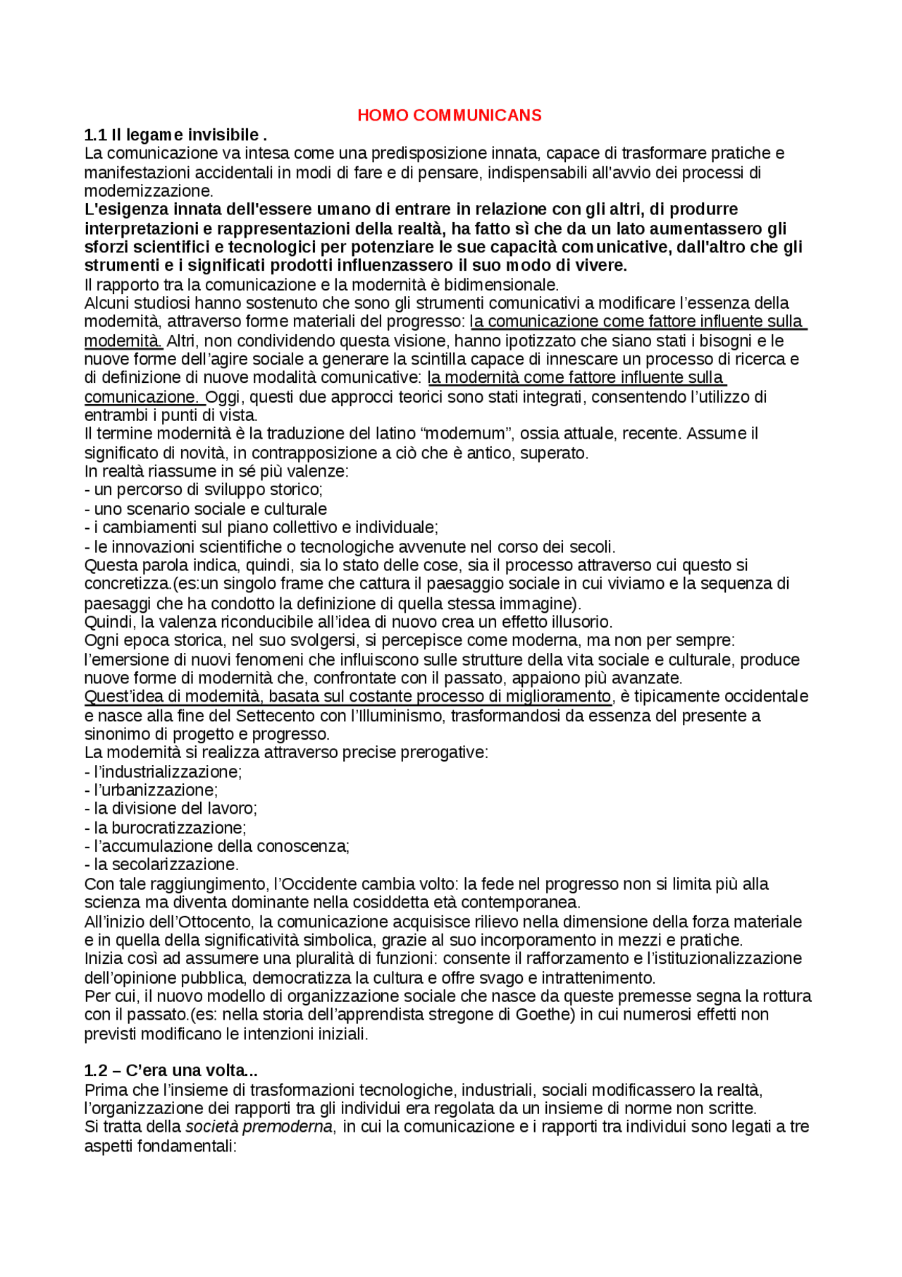 Homo Communicans Libro Docsity