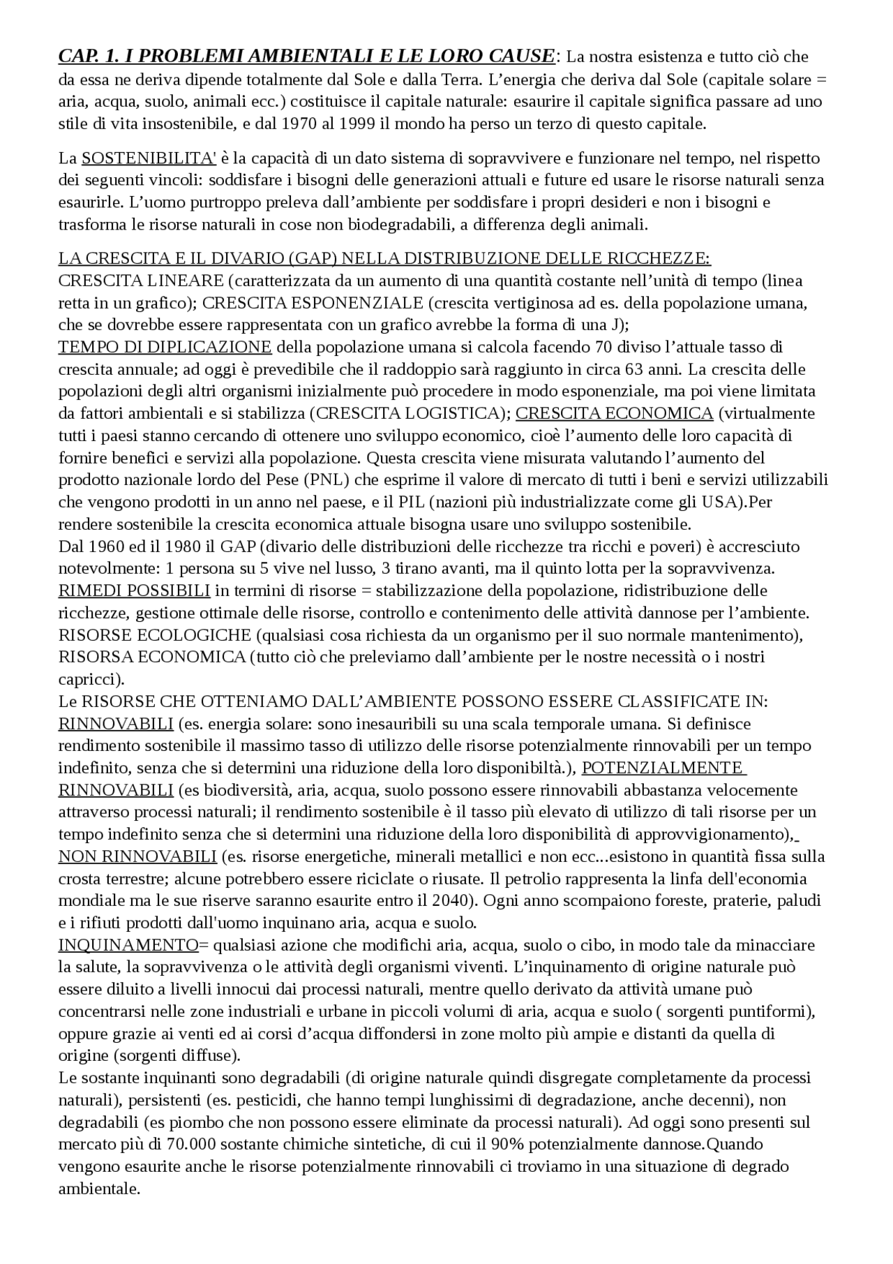 Scienze Ambientali Lavorare Con La Terra Docsity