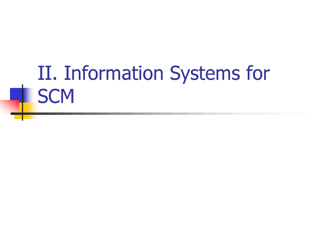 Supply Chain Management Note Docsity