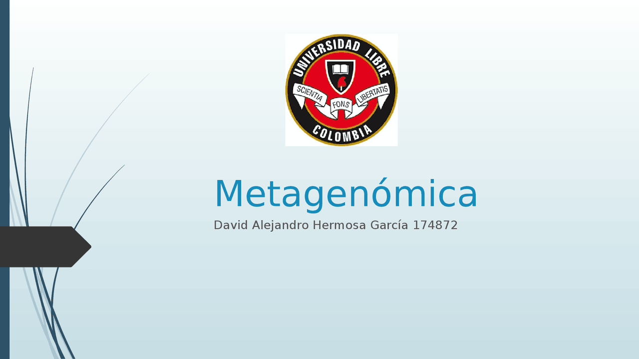 Comparacion entre metagenomica y la microbiologia actual. Proyecto ...