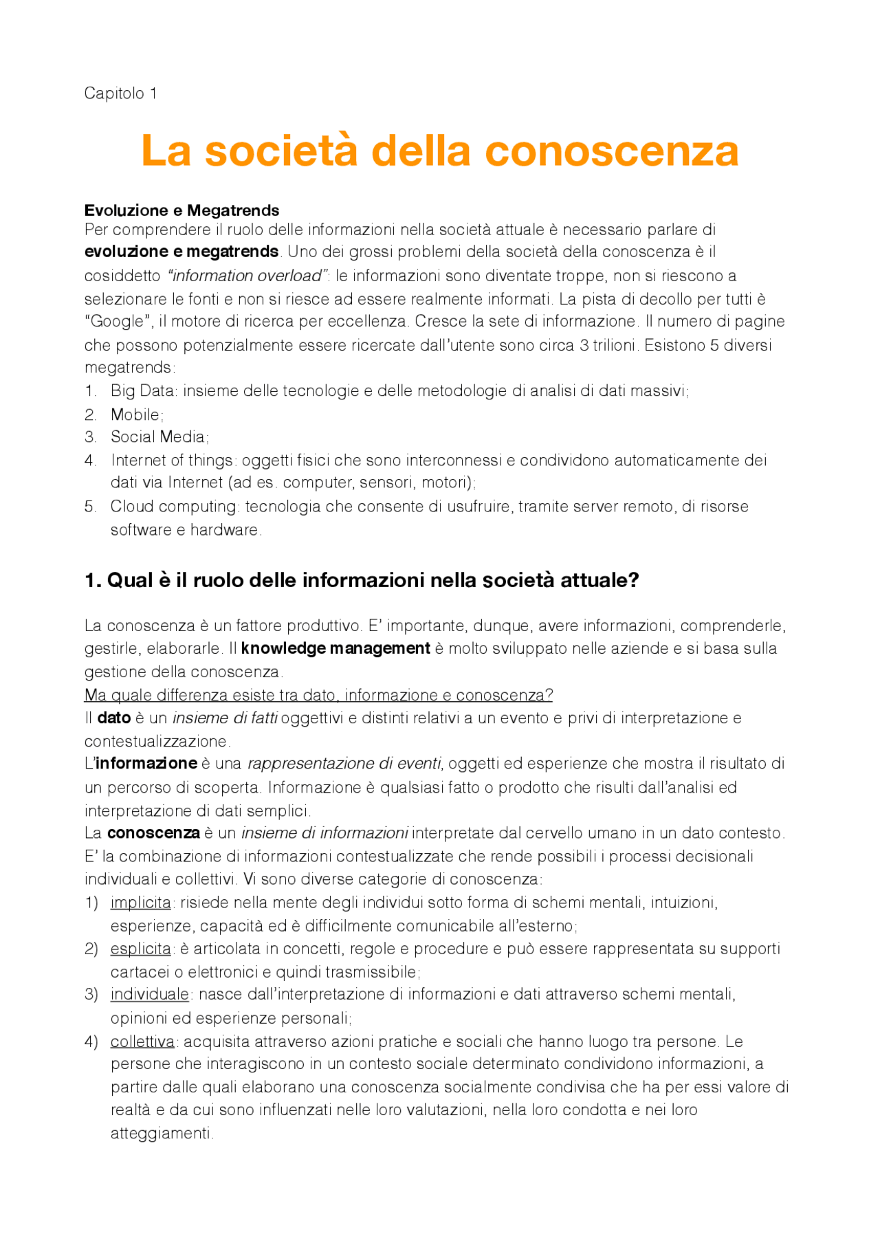 Informatica Generale Profssa Anita Longo Docsity