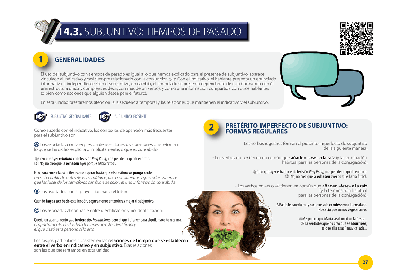 Practicar el subjuntivo en español - Docsity