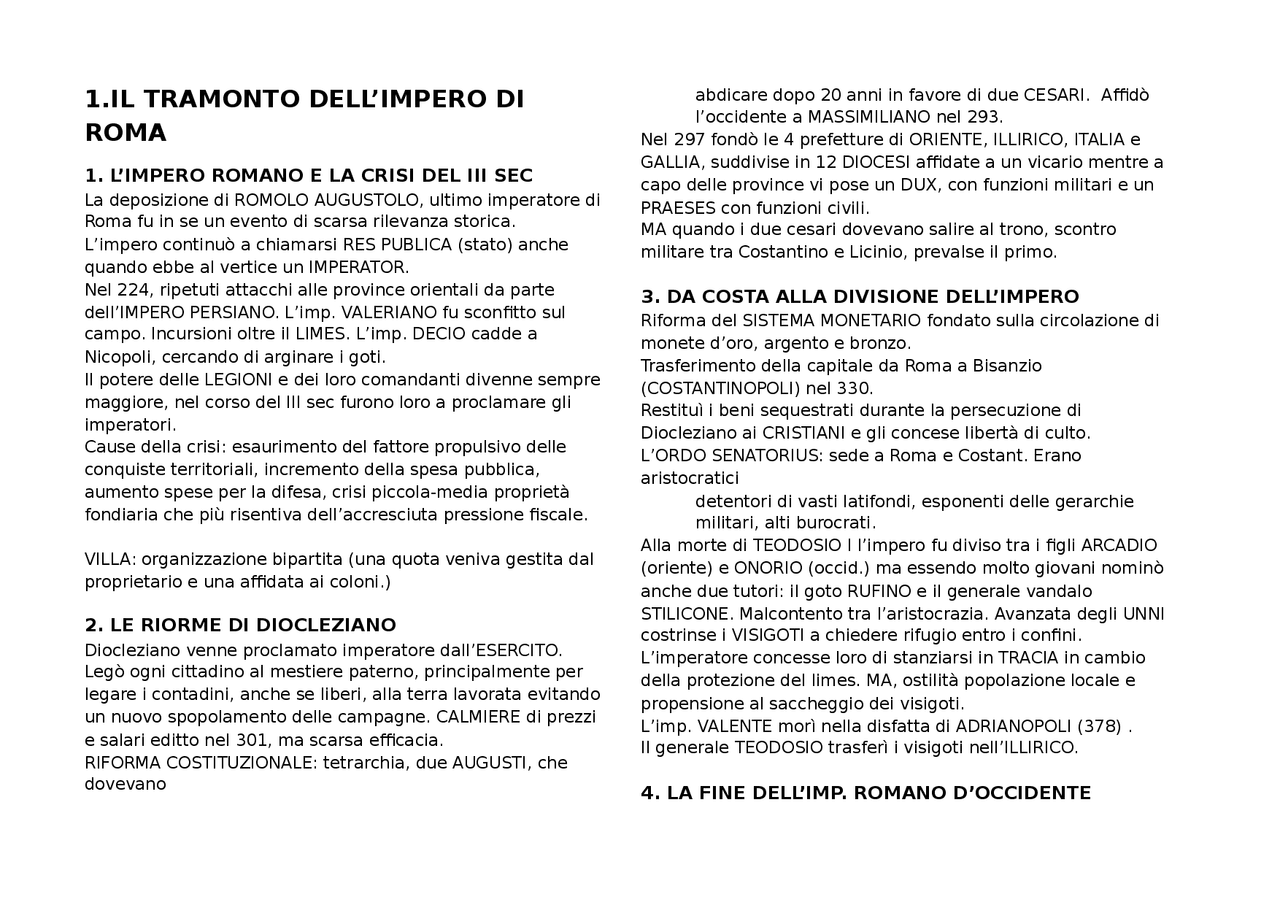 Riassunto Il Medioevo A Cortonesi Docsity