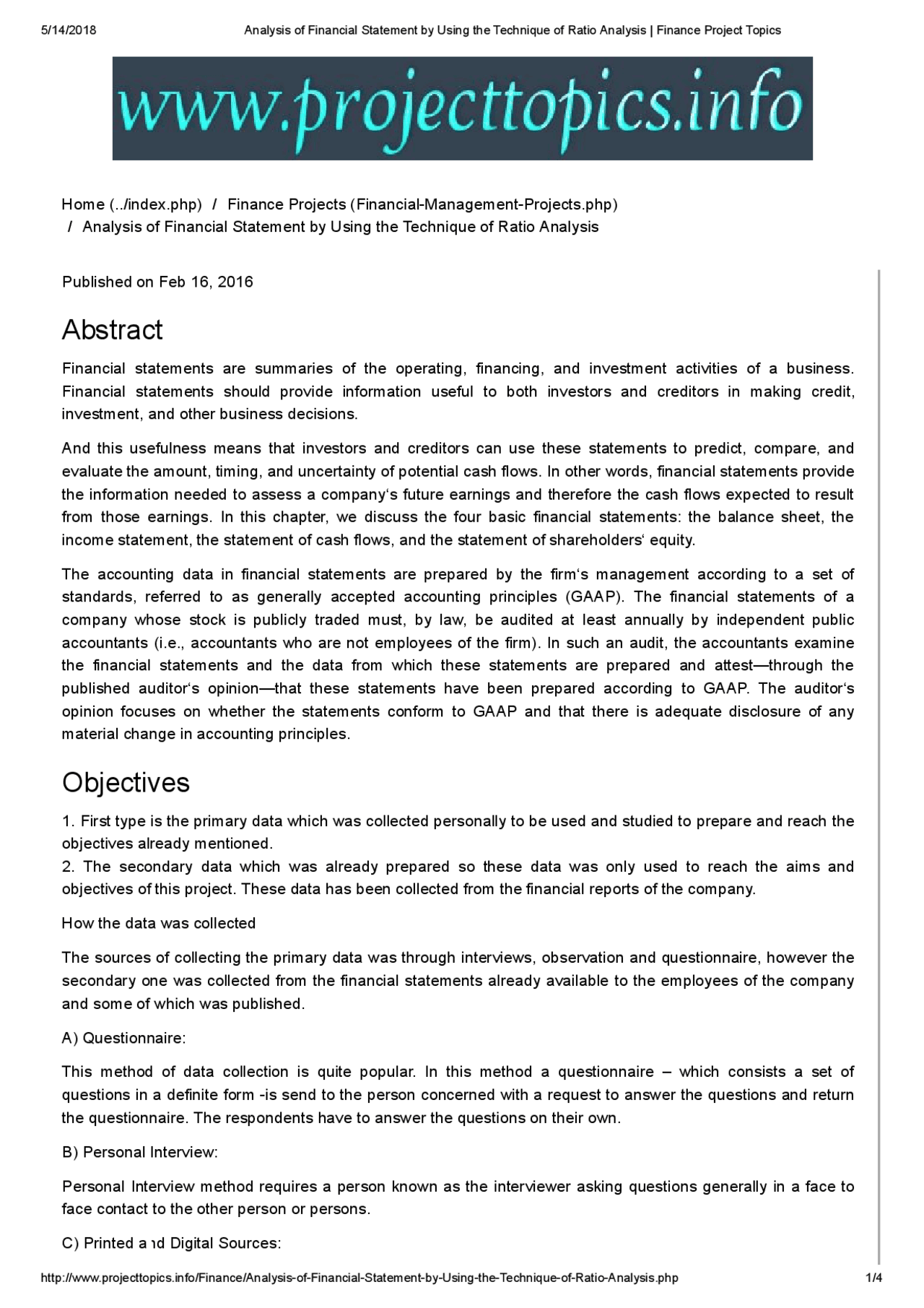 Financial Analysis Of Various Firms In An Industry Docsity