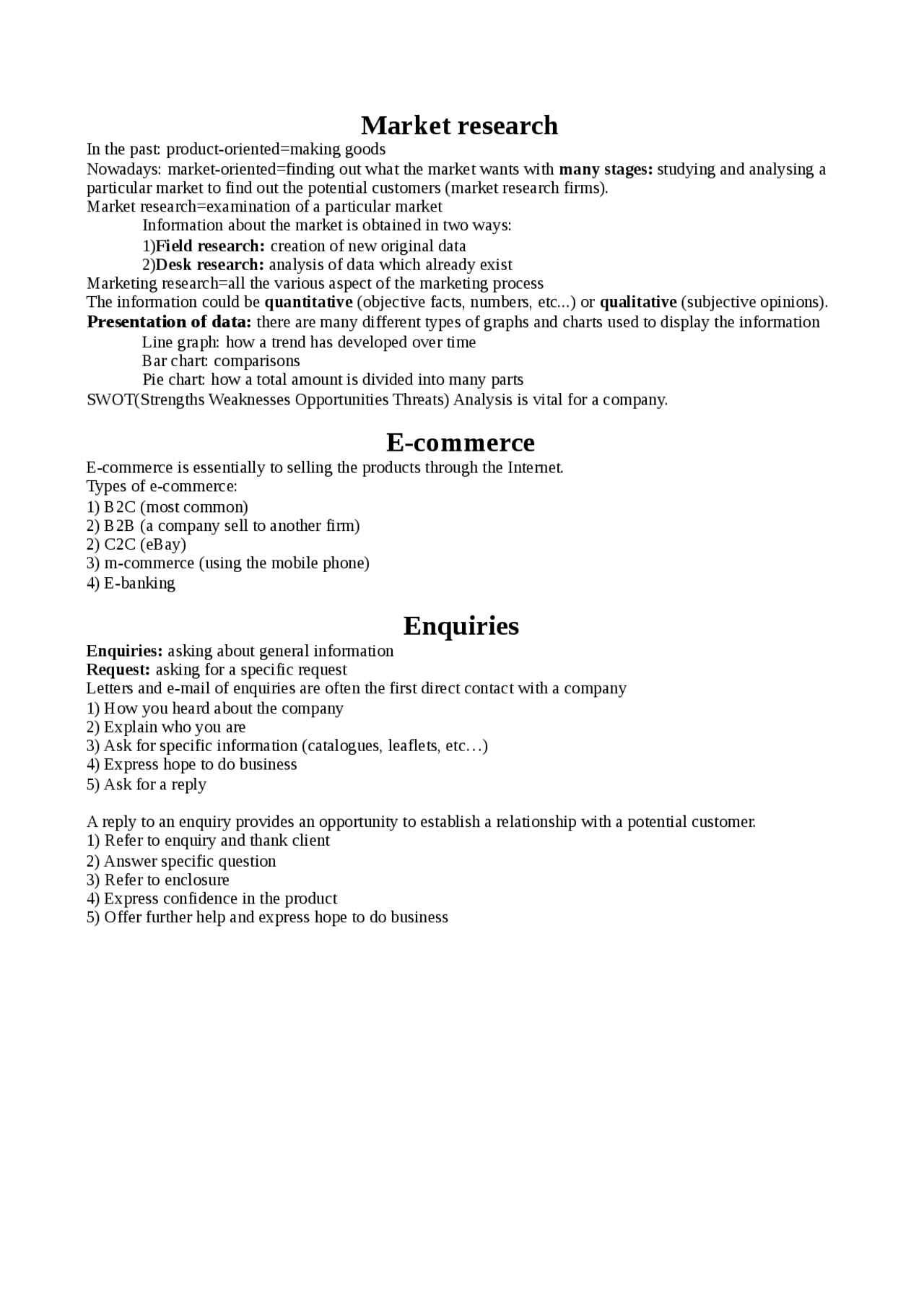Riassunto Sul Marketing Docsity