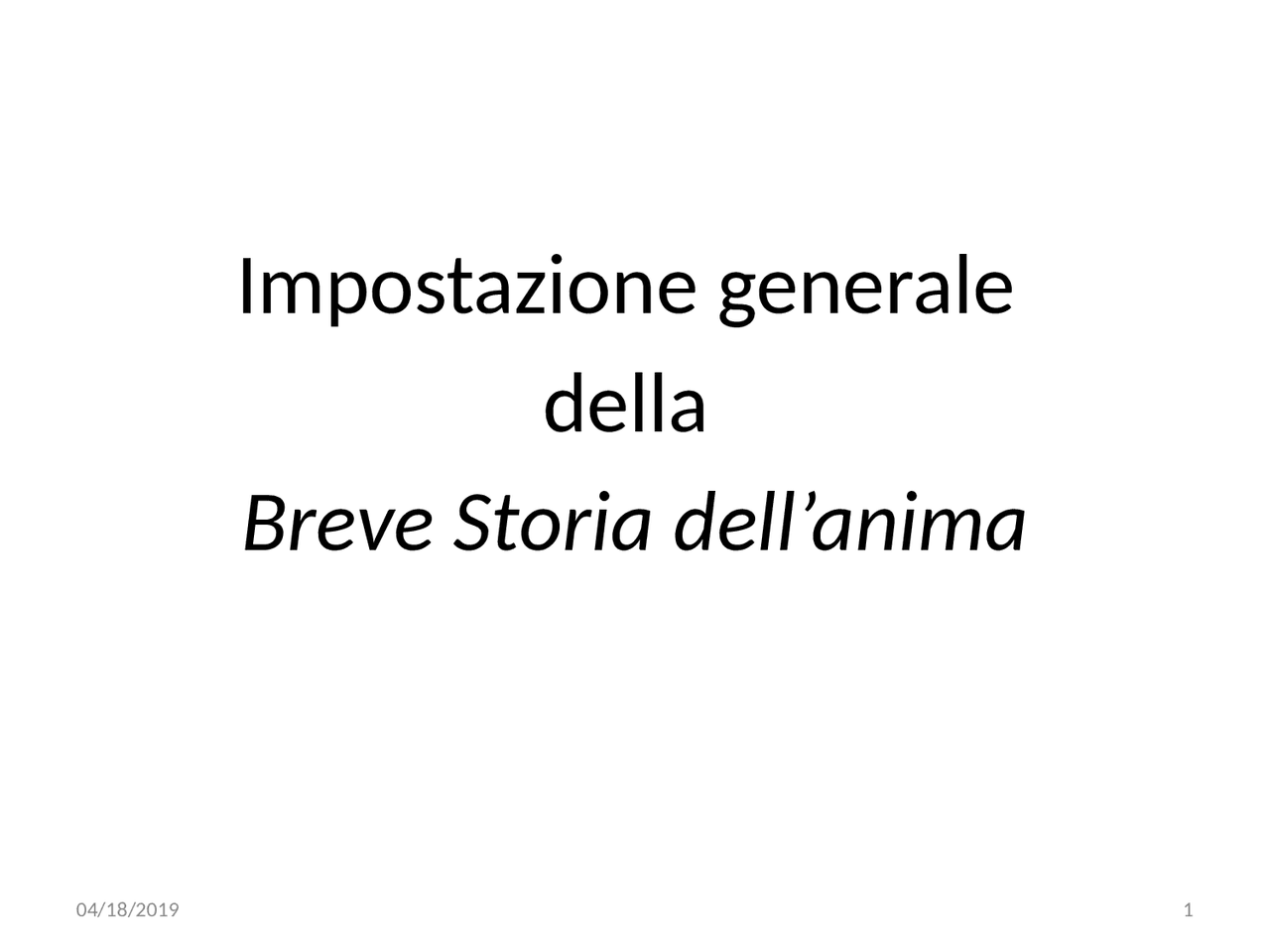 SLIDES VANZAGO MANUALE - Docsity