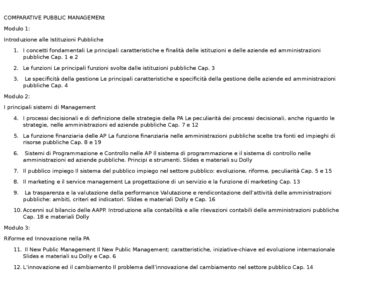 Comparative public management | Appunti di Management Pubblico | Docsity Comparative public management | Appunti di Management Pubblico | Docsity